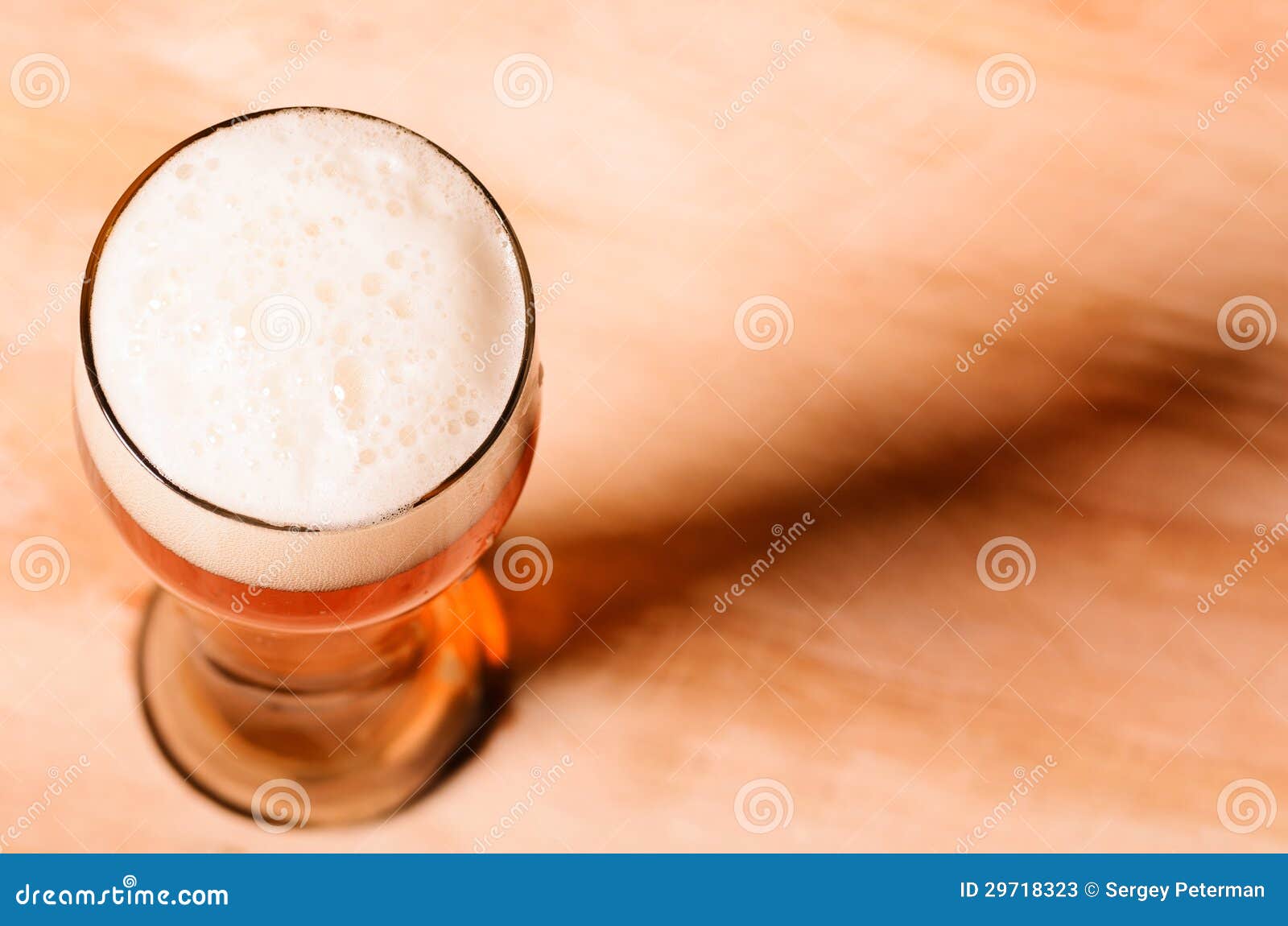 Lager beer on table stock image. Image of cold, brown - 29718323