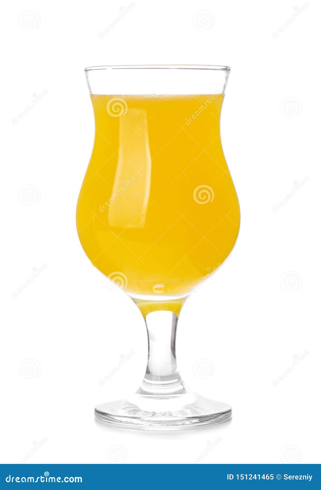 Glass of Fresh Lemon Juice on White Background Stock Image - Image of ...