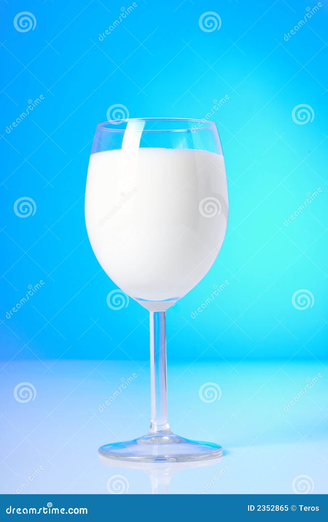 Glass of fresh milk stock image. Image of natural, beverage - 2352865