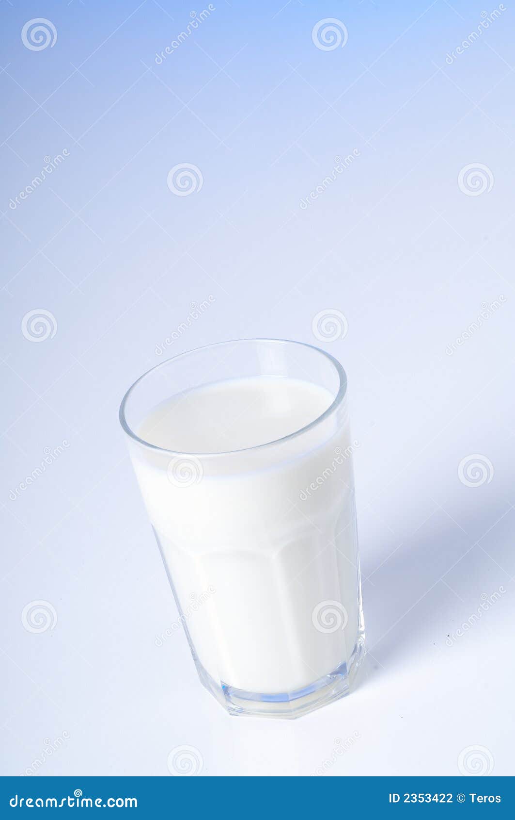Glass of fresh milk stock photo. Image of protein, liter - 2353422