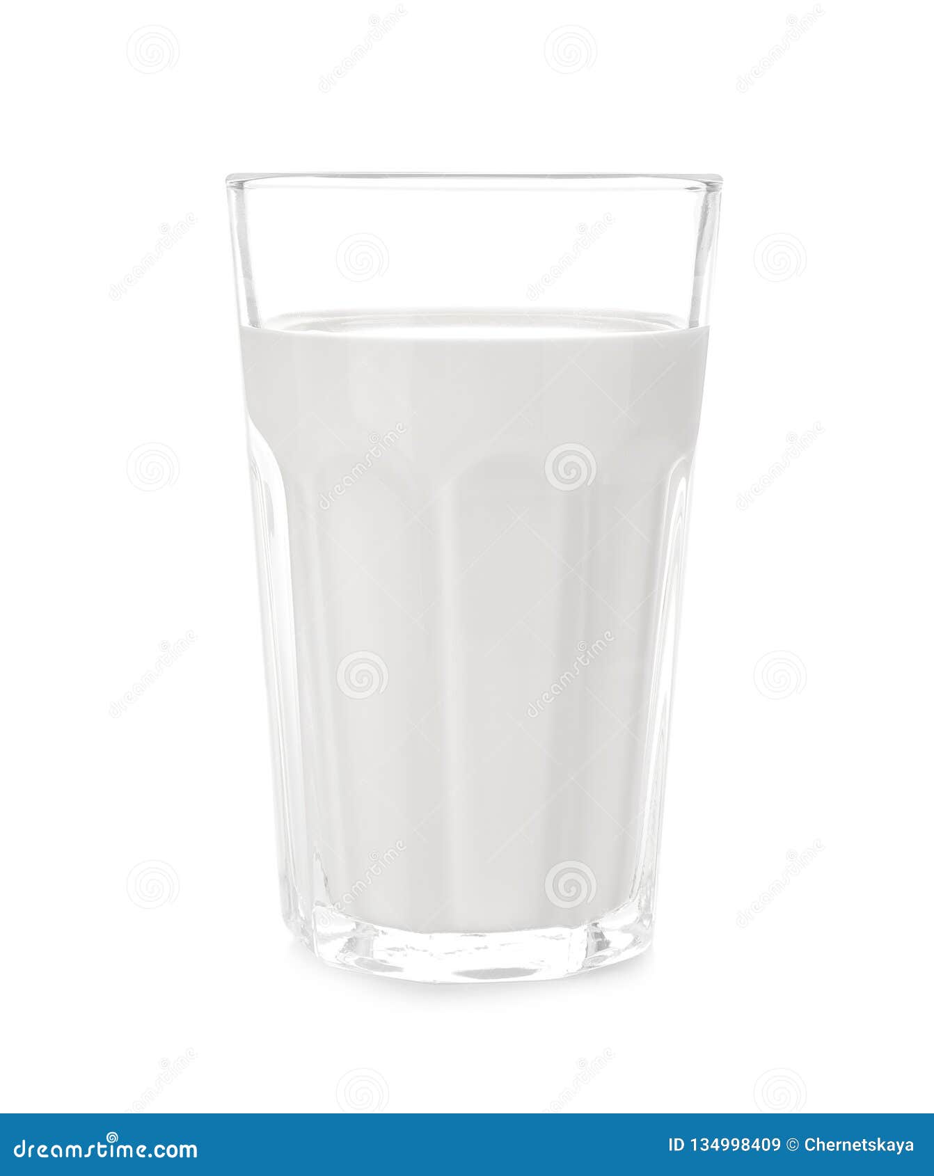 Glass with Fresh Milk Isolated Stock Image - Image of energy, beverage ...