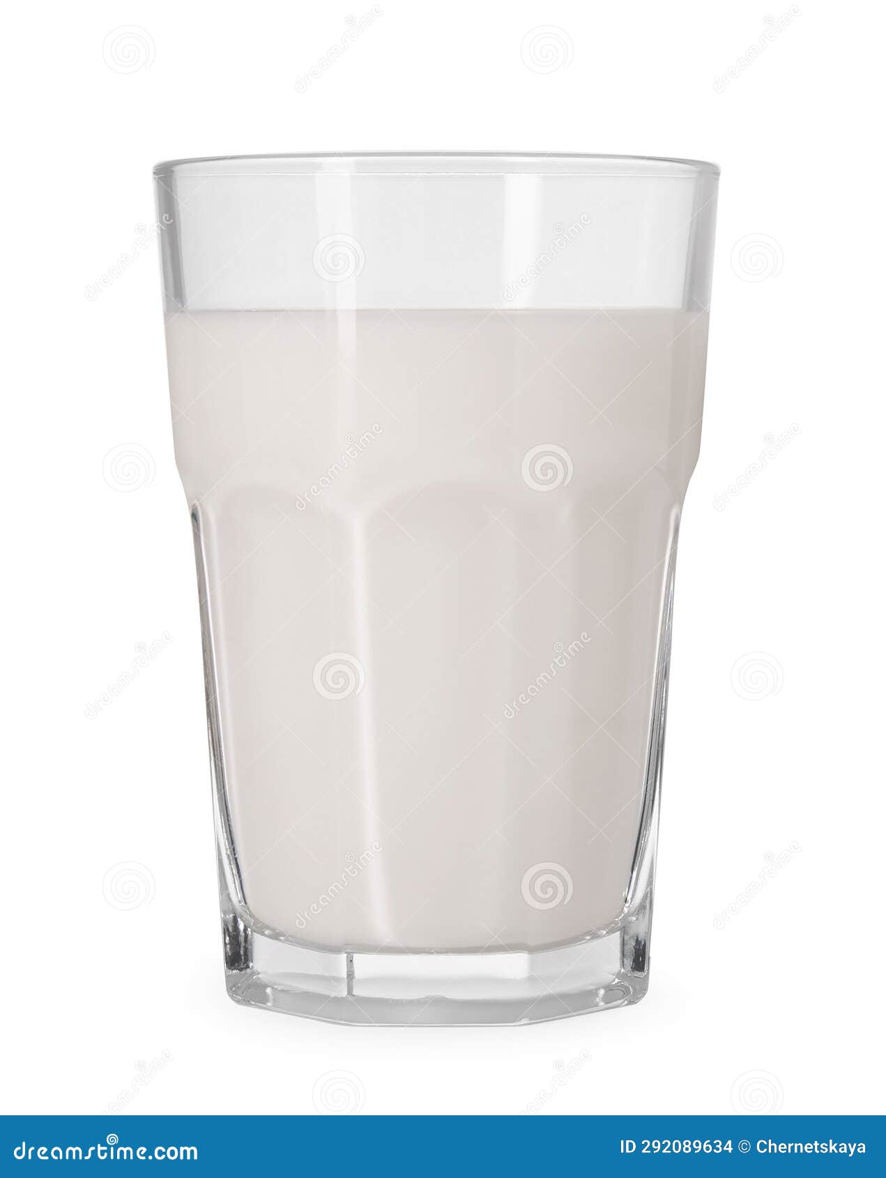 Glass of Fresh Milk Isolated on White Stock Photo - Image of health ...