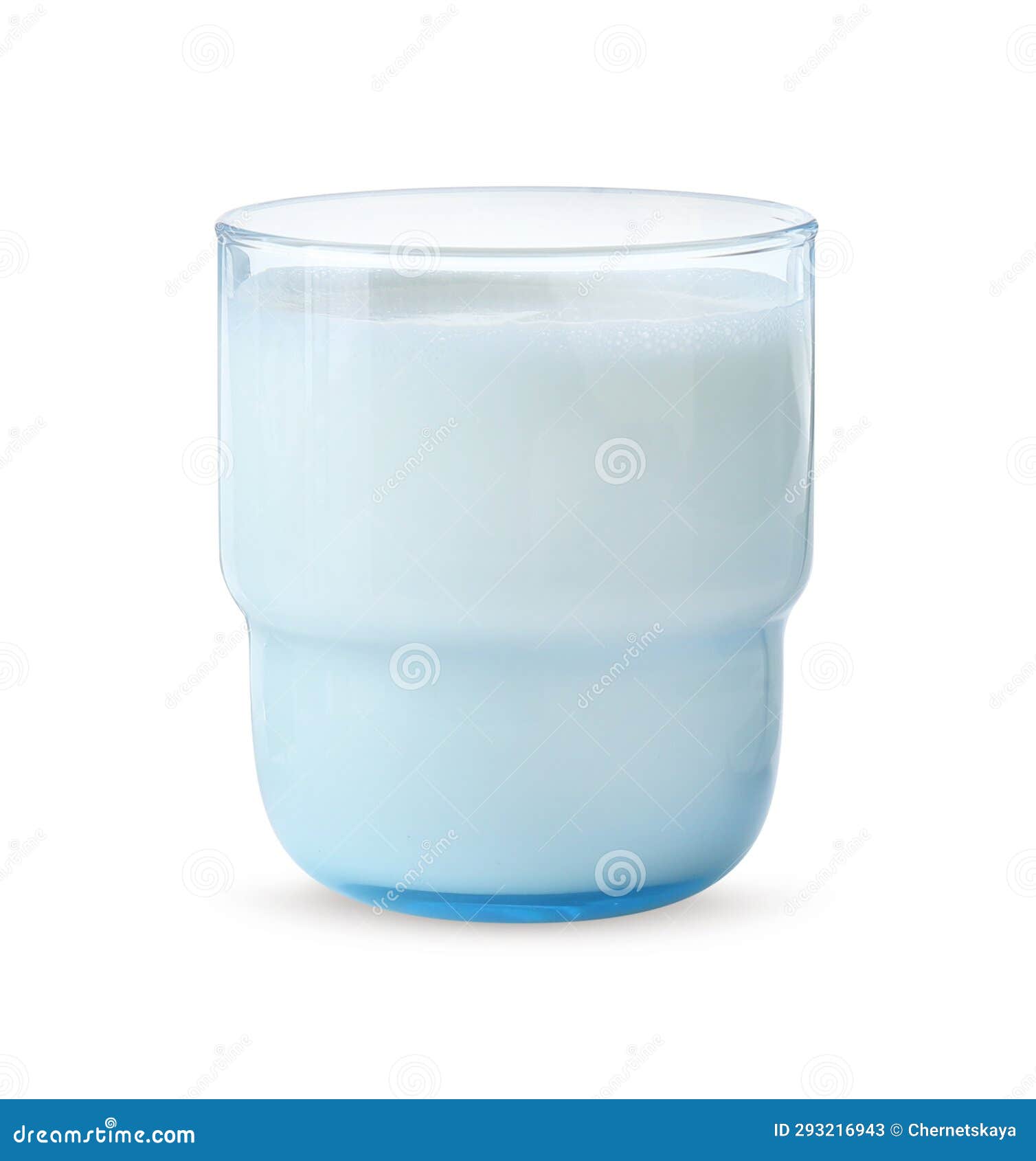 Glass of Fresh Milk Isolated on White Stock Image - Image of food ...