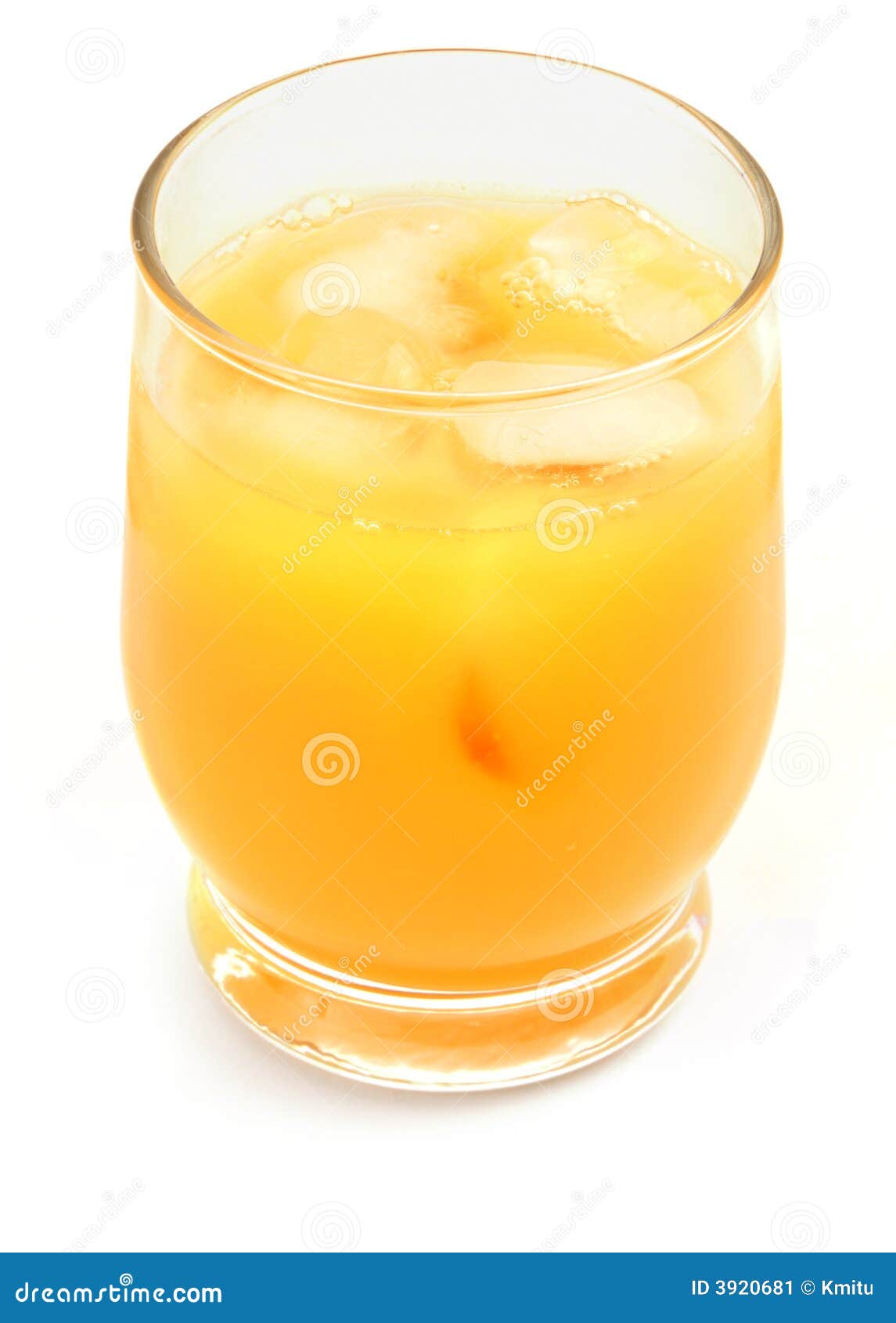 Glass of Fresh Orange Juice Stock Image - Image of full, tasty: 3920681