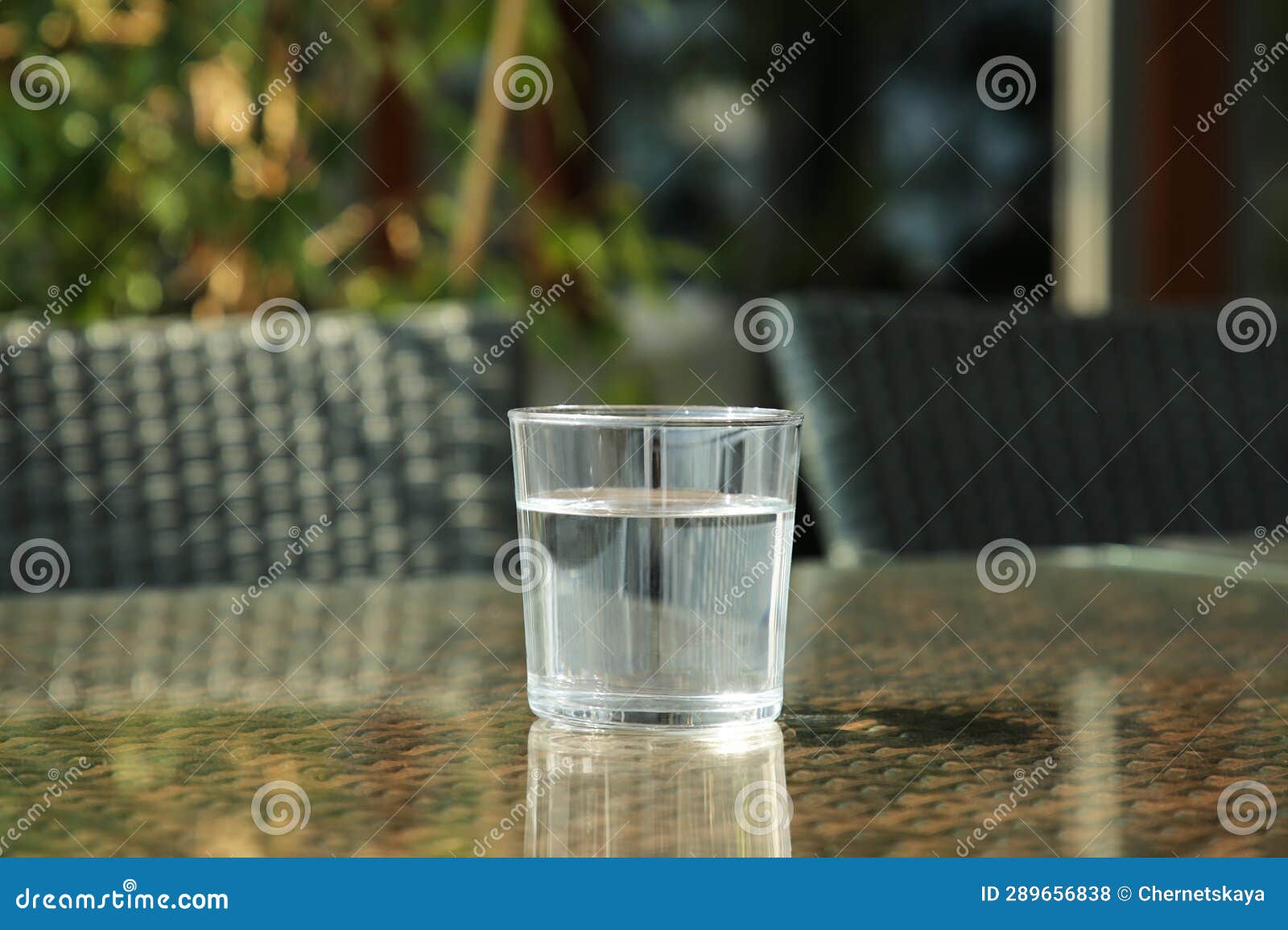 Glass of Fresh Pure Water on Table Stock Photo - Image of drink ...