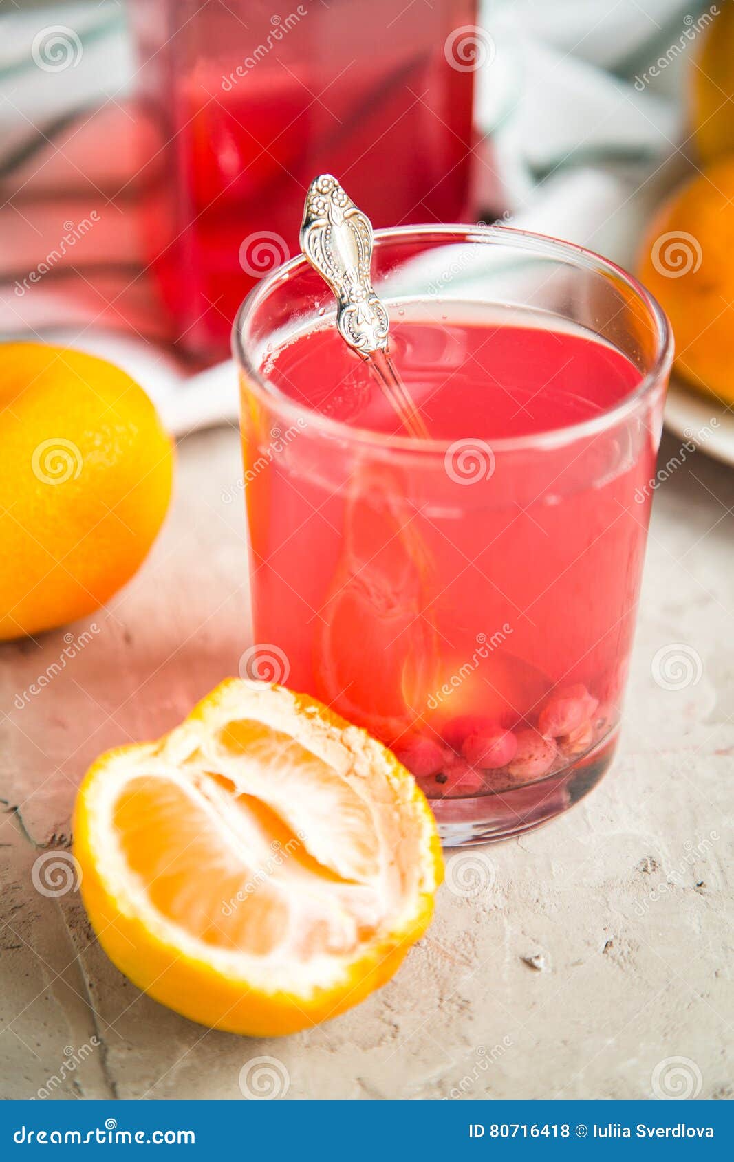 Glass of Fresh Red Currants Juice Stock Photo - Image of slice, vitamin ...