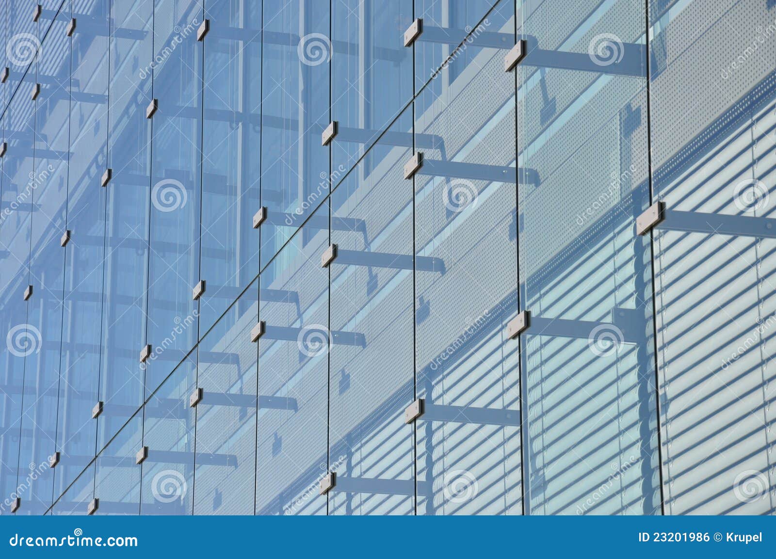 Glass front of a building stock photo. Image of greece - 23201986