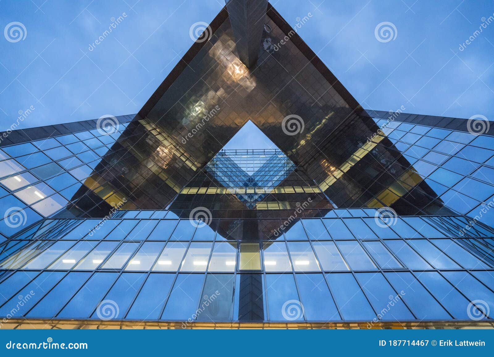 Glass Front of a Modern Building at London Bridge - Beautiful ...