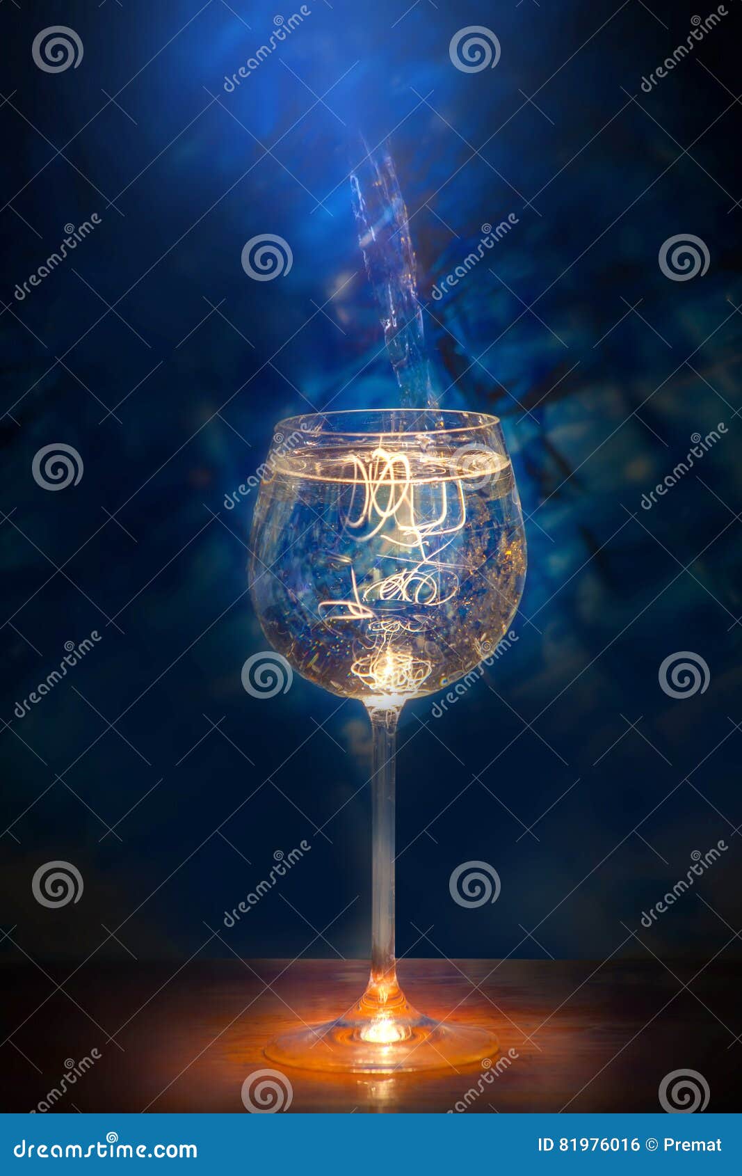 Glass Full of Light and Water Stock Photo - Image of nature, artwork ...