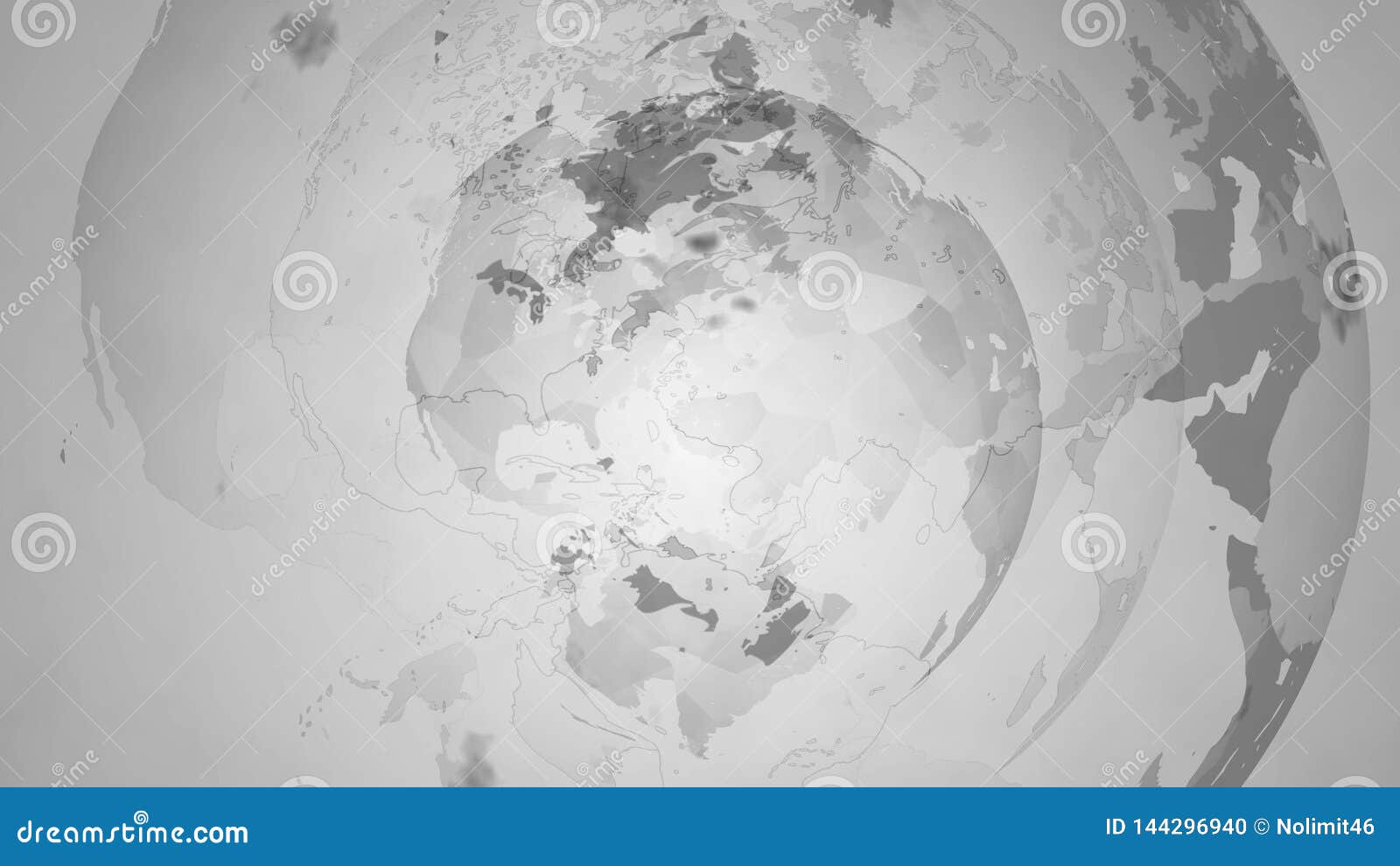 Glass Globe Distortion Digital Background, Abstract 3d Render, Computer ...