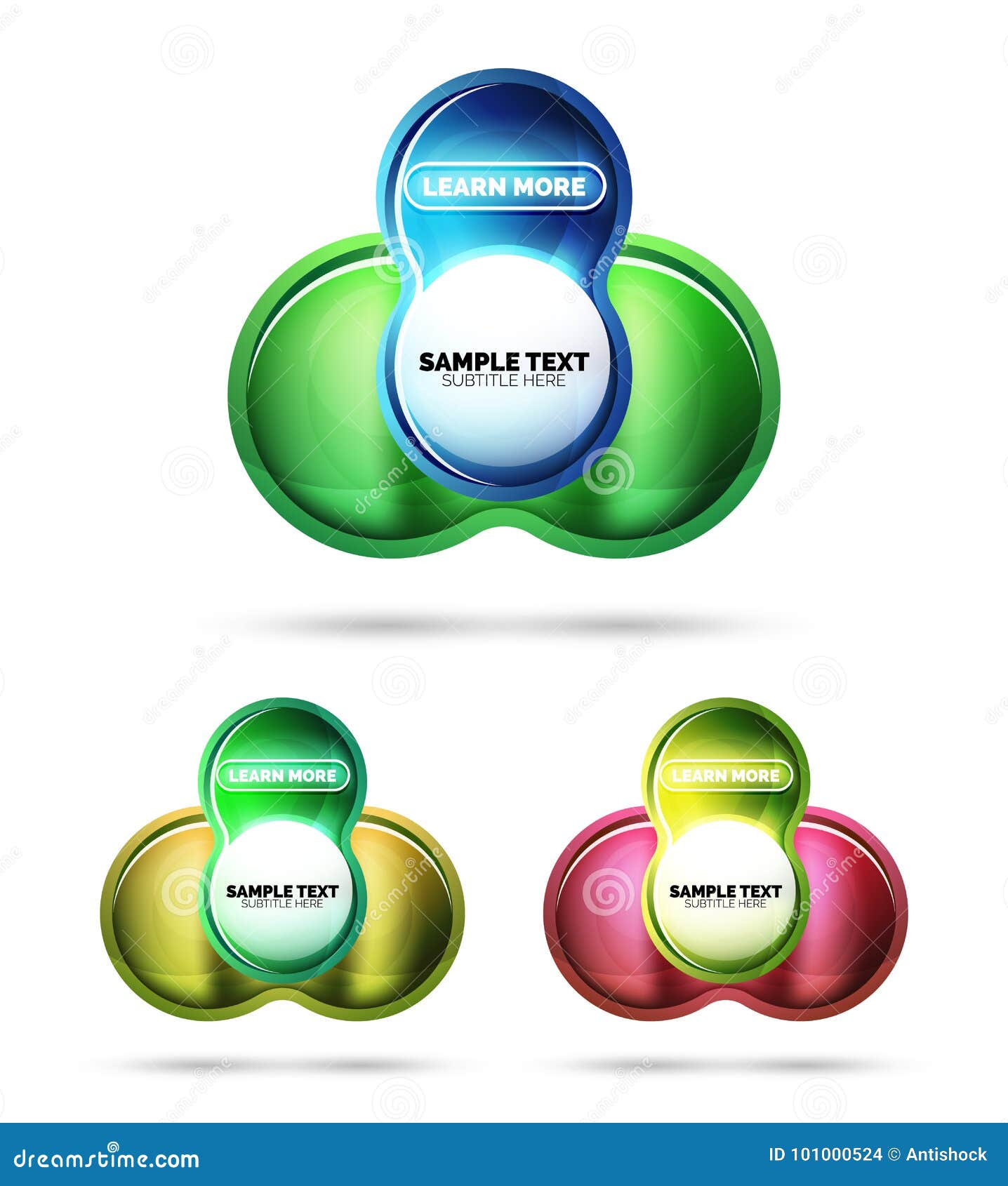 Glass Glossy Shiny Circle Round Shape, Matte Realistic Material Bubble ...