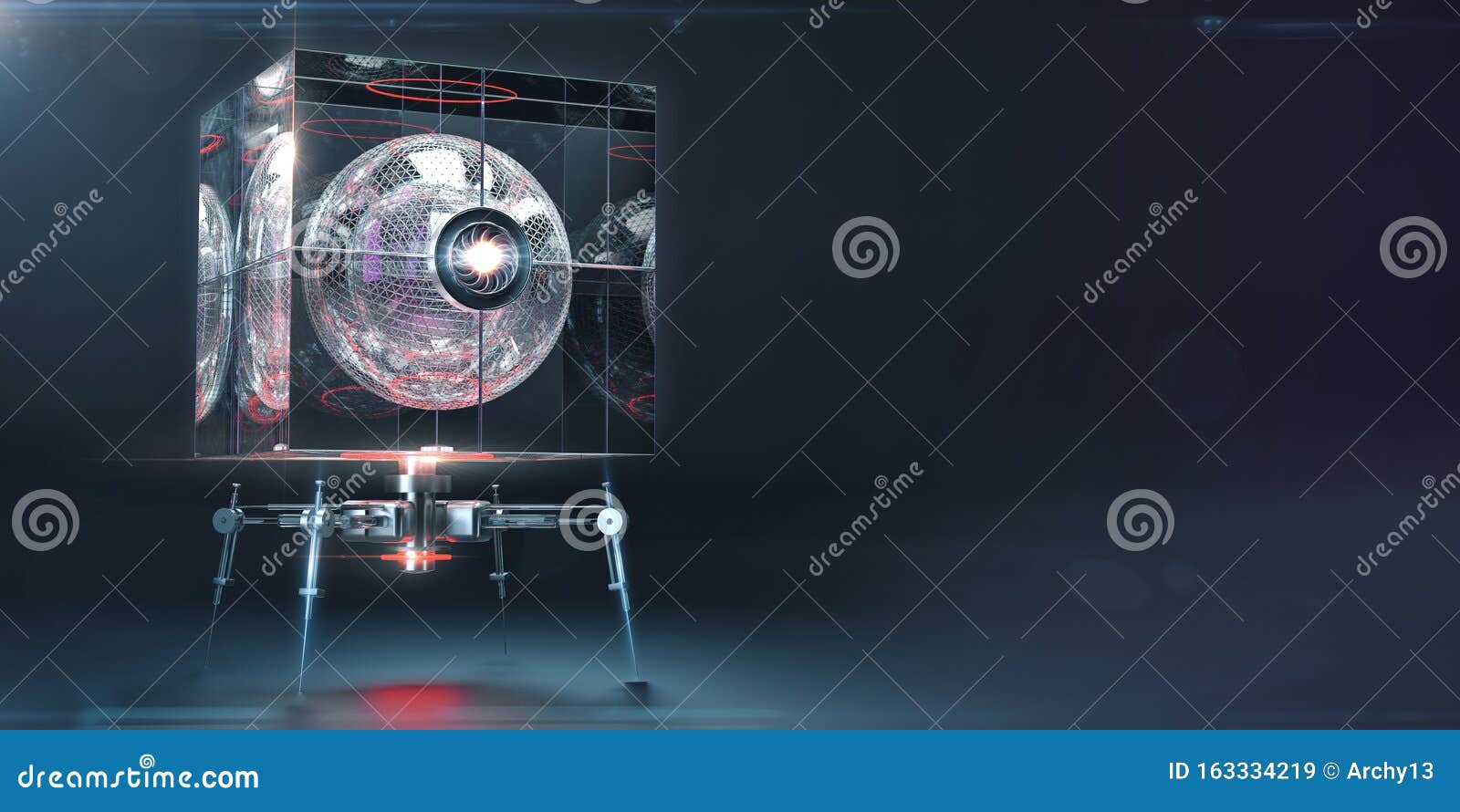 Glass Glowing Compiter Bug in Cyberspace 3d Redner. Spyware, Malware ...