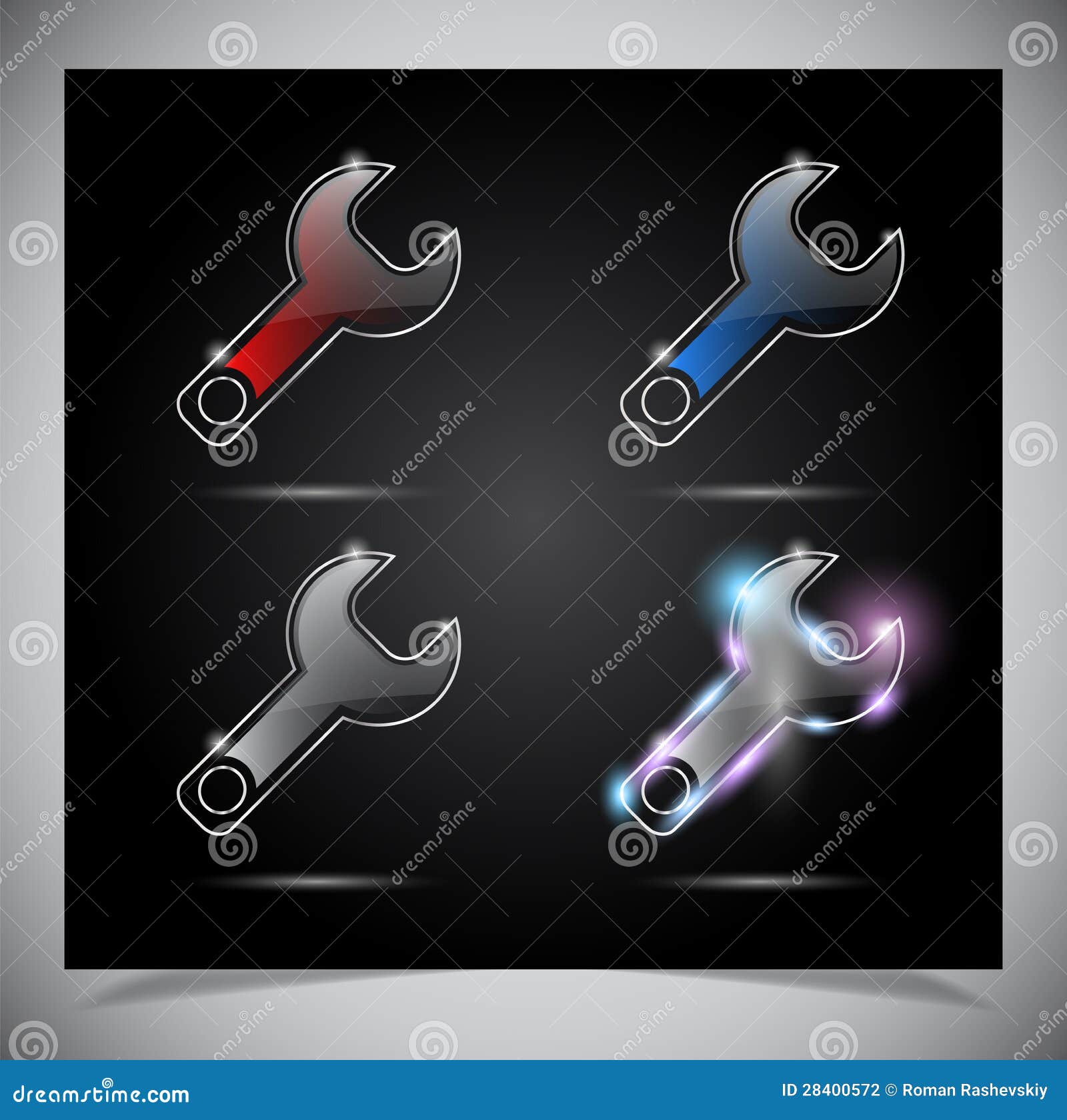 Glass Glowing Transparent Icon Stock Vector - Illustration of wheel ...