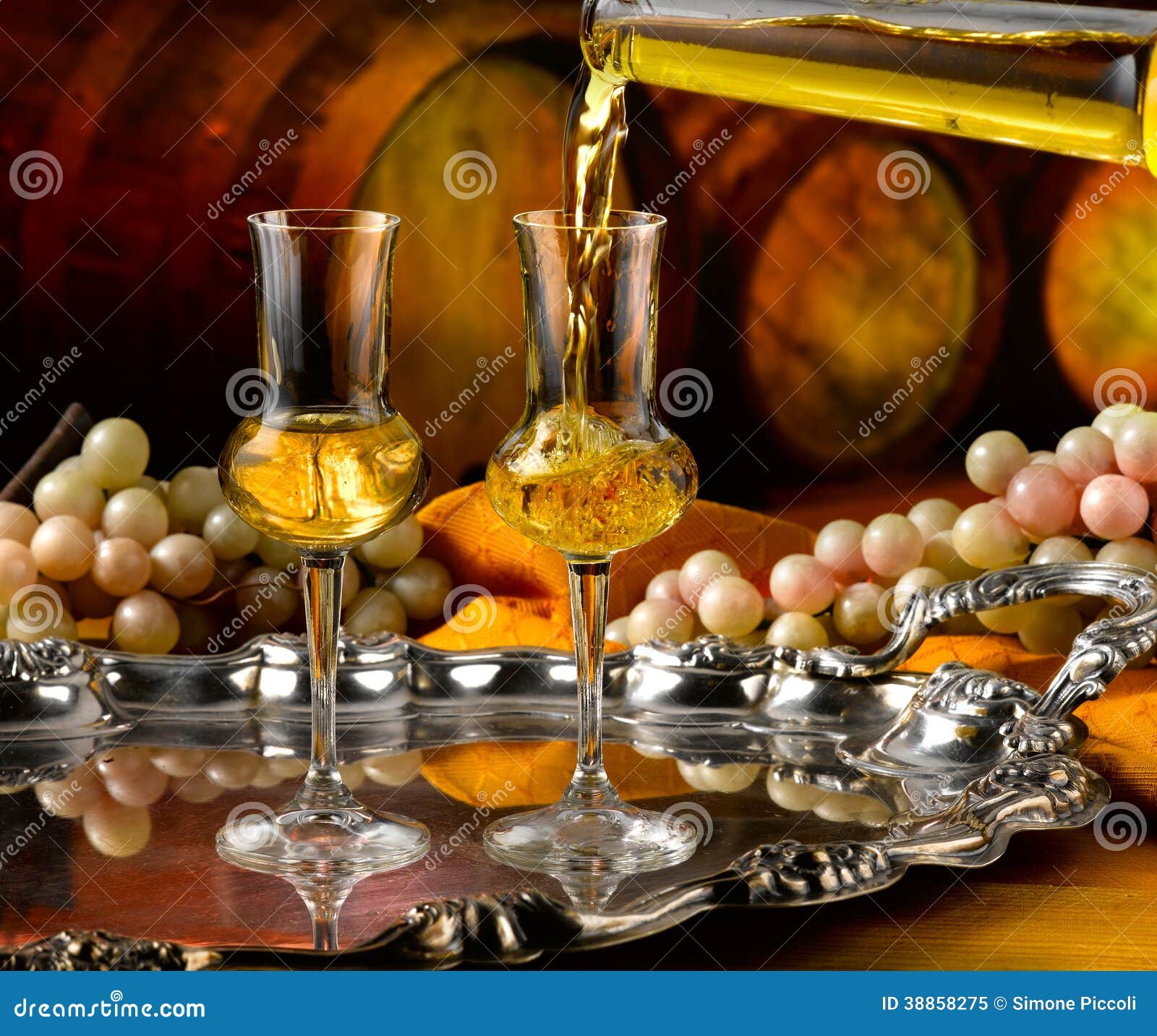 Glass of grappa stock image. Image of pleasure, grappa - 38858275