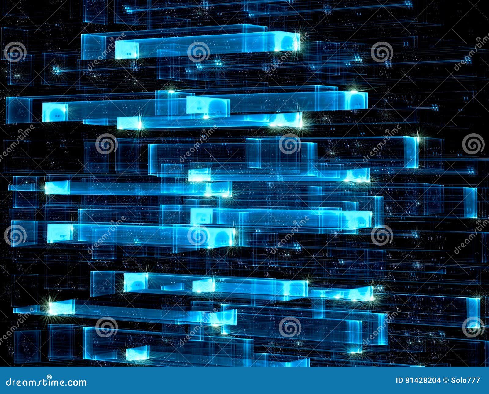 Glass Grid - Abstract Digitally Generated Image Stock Illustration - Illustration of abstract ...