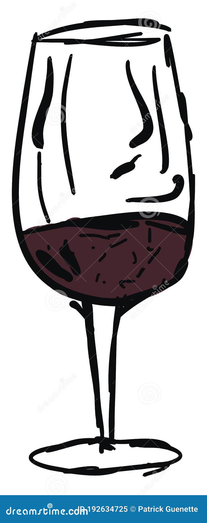 Glass Half Full Half Empty Stock Illustration | CartoonDealer.com #41417038