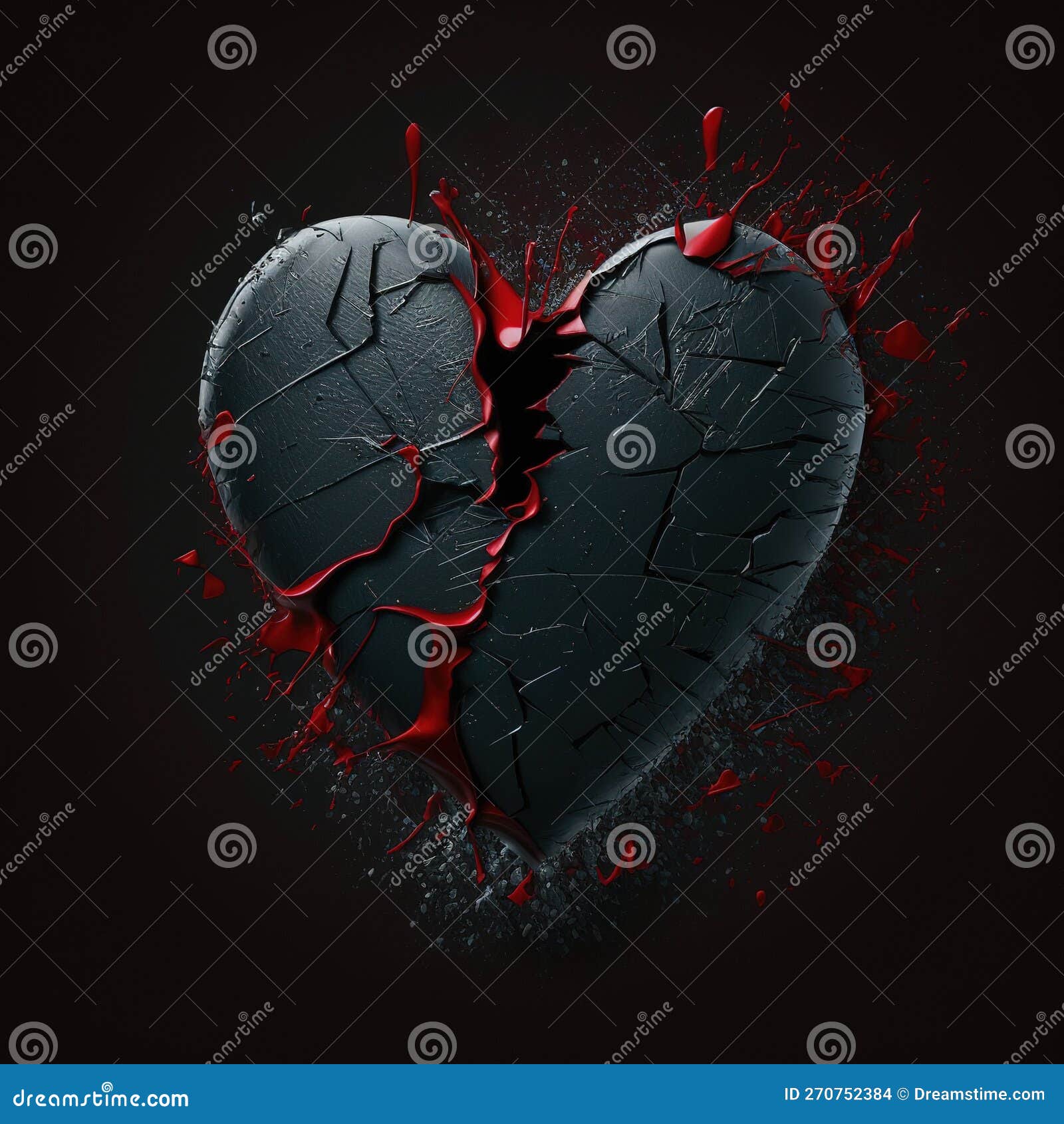 A Glass Heart Explodes into Pieces, a Love Relationship Breaks Down and ...