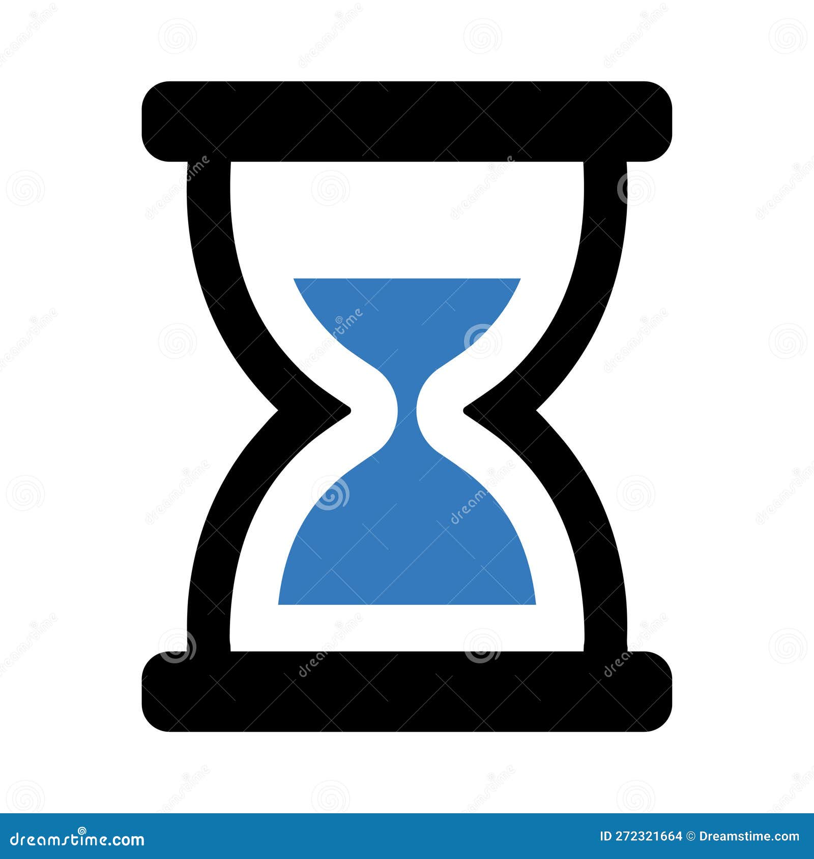 Glass Hour, Waiting , Time, Glass Hour Waiting Icon Stock Vector ...