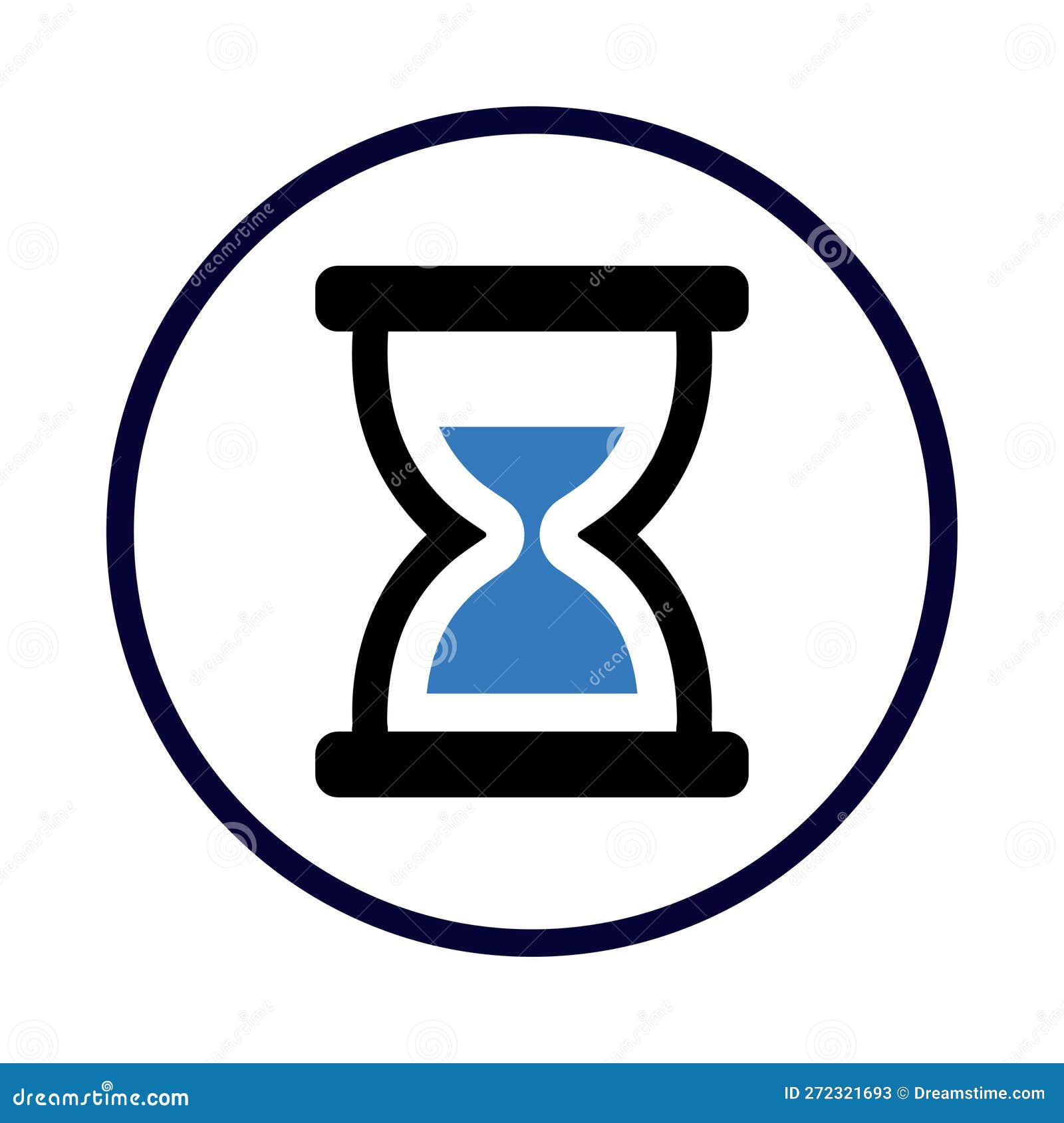 Glass Hour, Waiting , Time, Glass Hour Waiting Icon Stock Vector ...