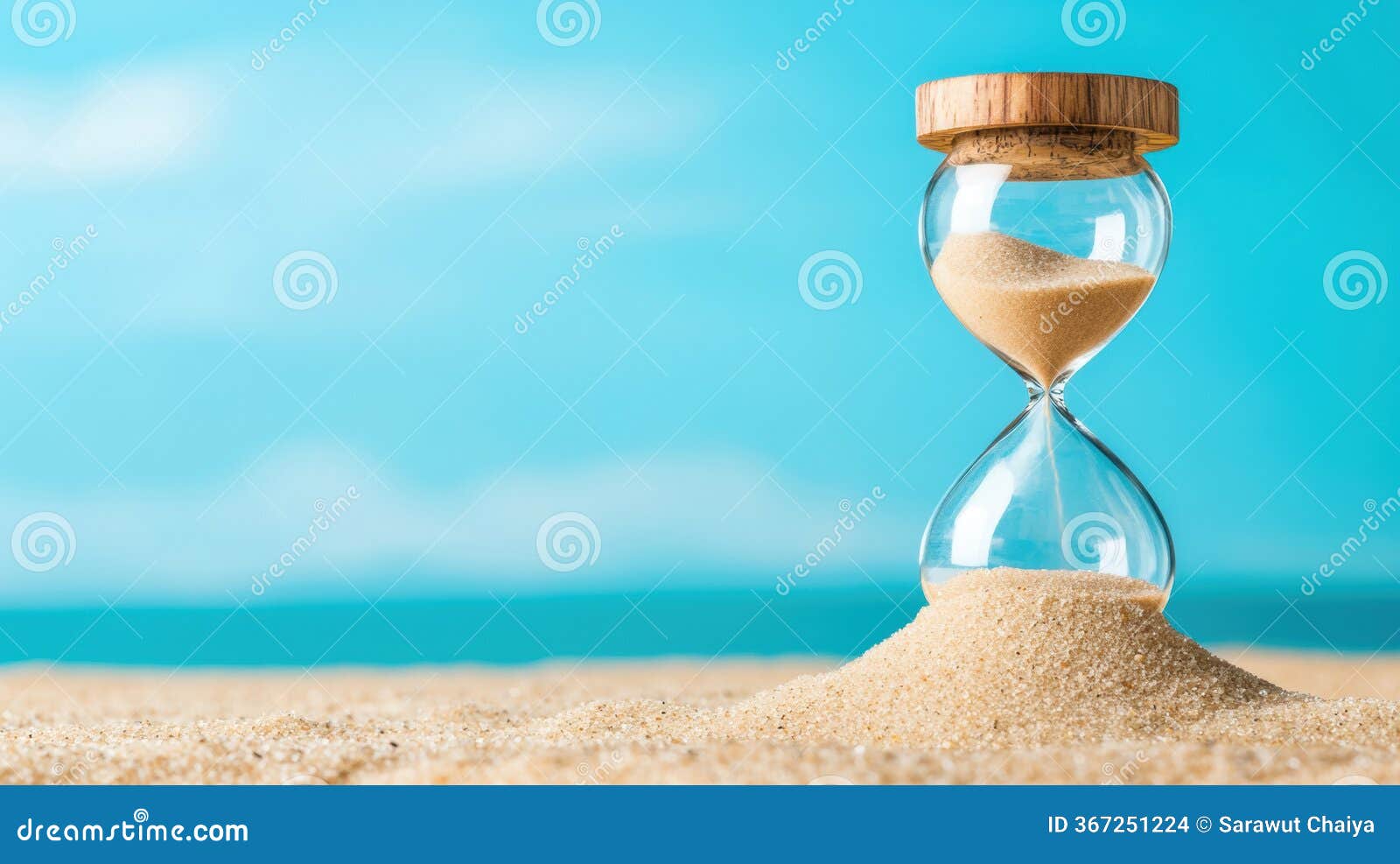 Hourglass Sandy Timer In Plastic Orange In Grey Background With White ...