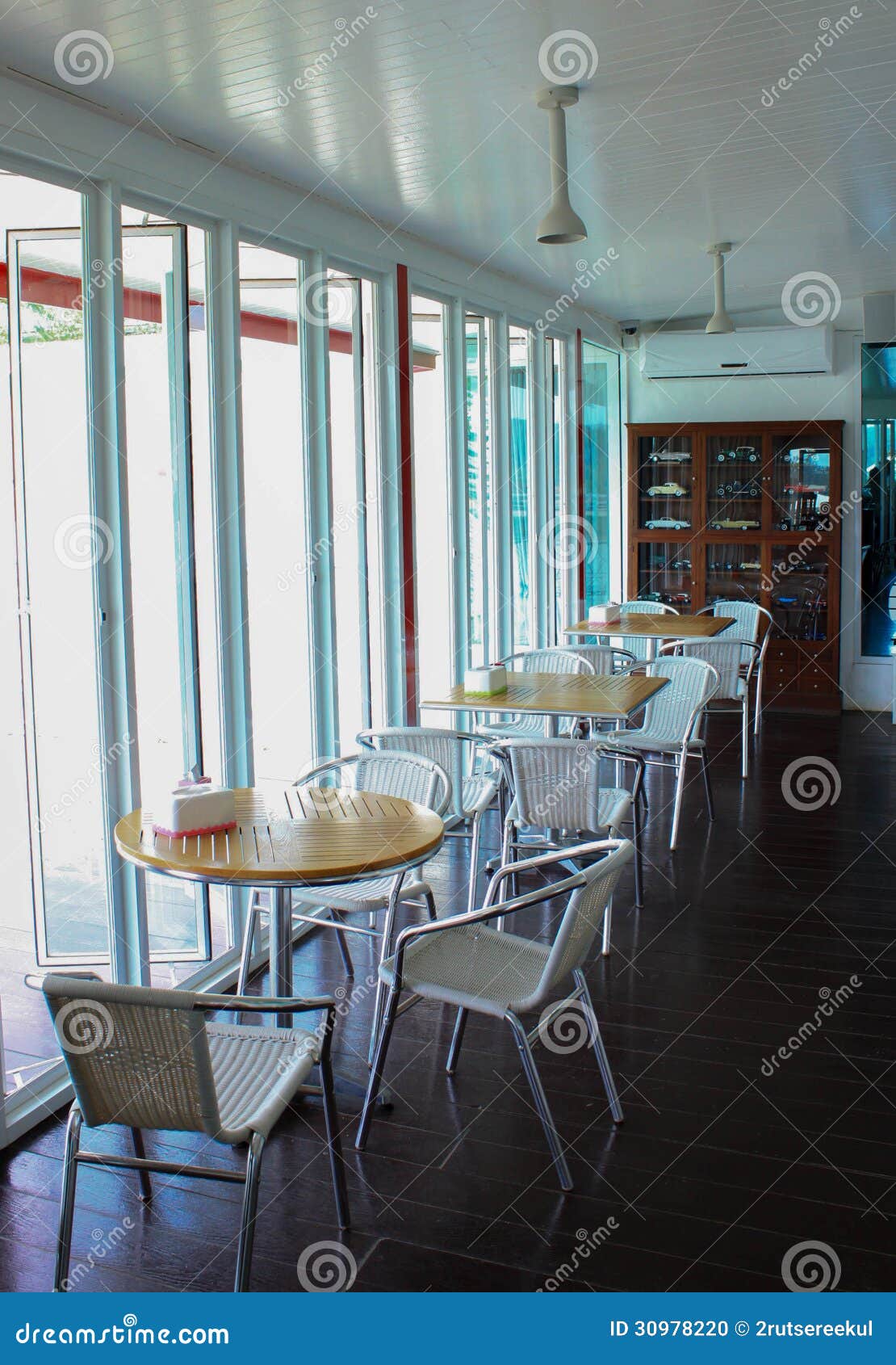 Glass house cafe stock photo. Image of coffee, dining - 30978220
