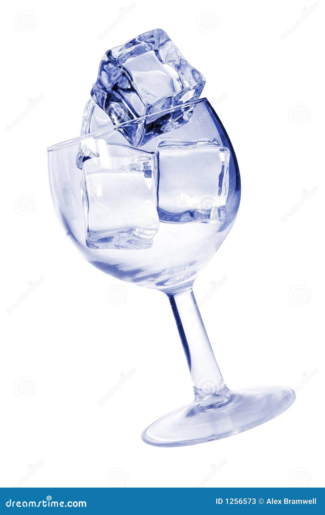 Glass of Ice stock image. Image of cold, blue, beverage - 1256573