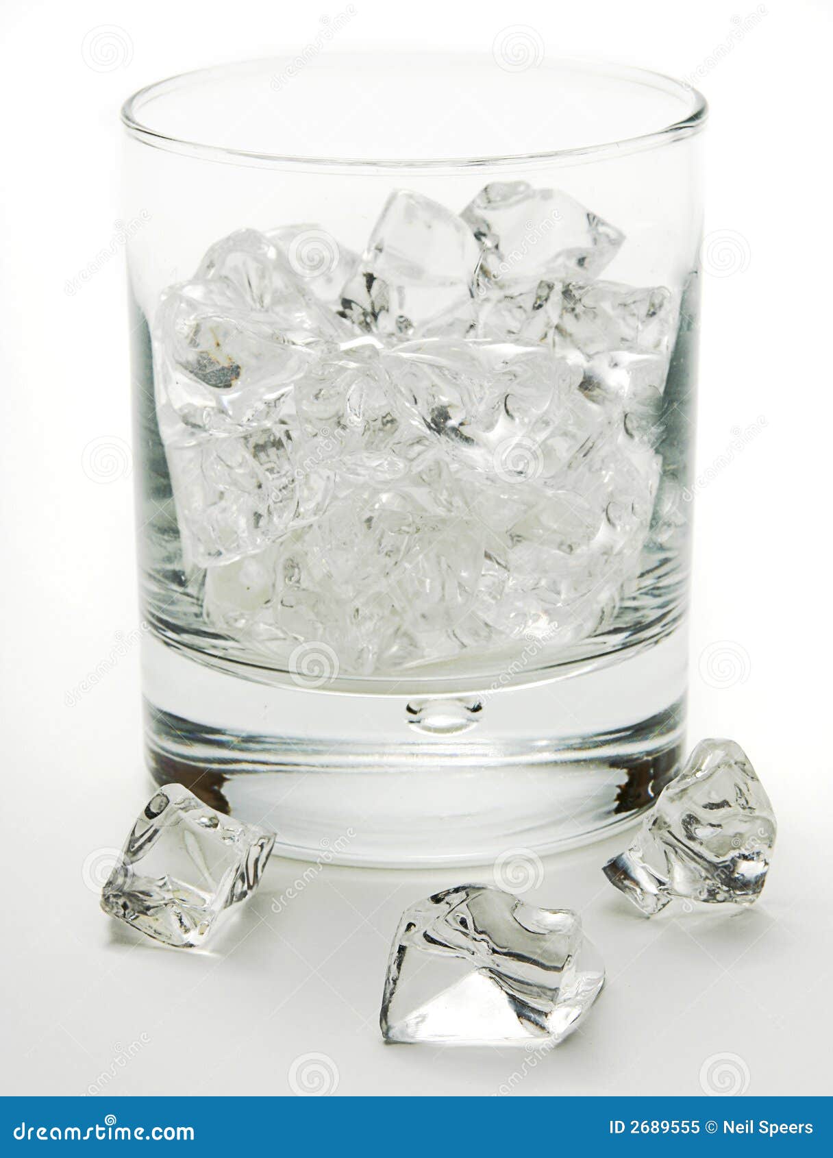 Glass with Ice stock image. Image of chilling, alcoholic - 2689555