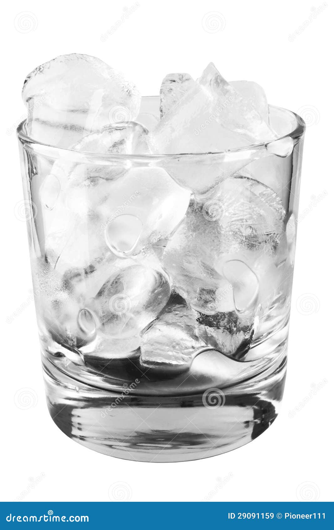 Glass with ice stock image. Image of restaurant, taste - 29091159