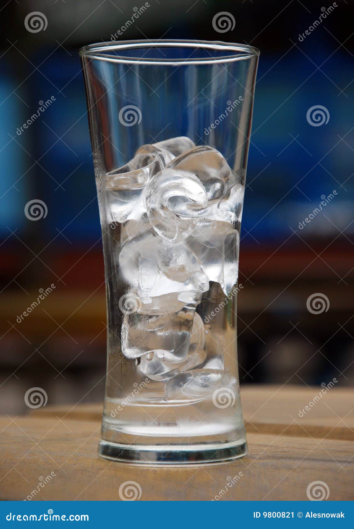 Glass of ice stock image. Image of full, melting, drink - 9800821