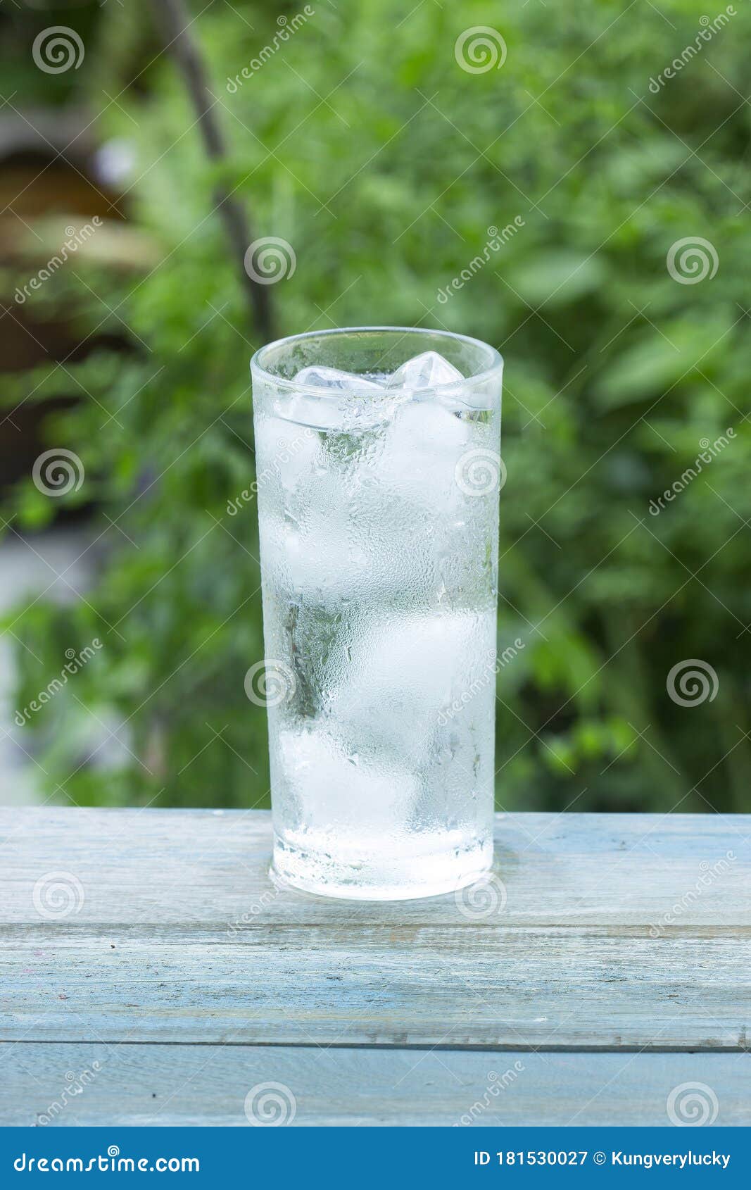 Ice Cube And Water Splash In A Clear Glass. Stock Image | CartoonDealer ...