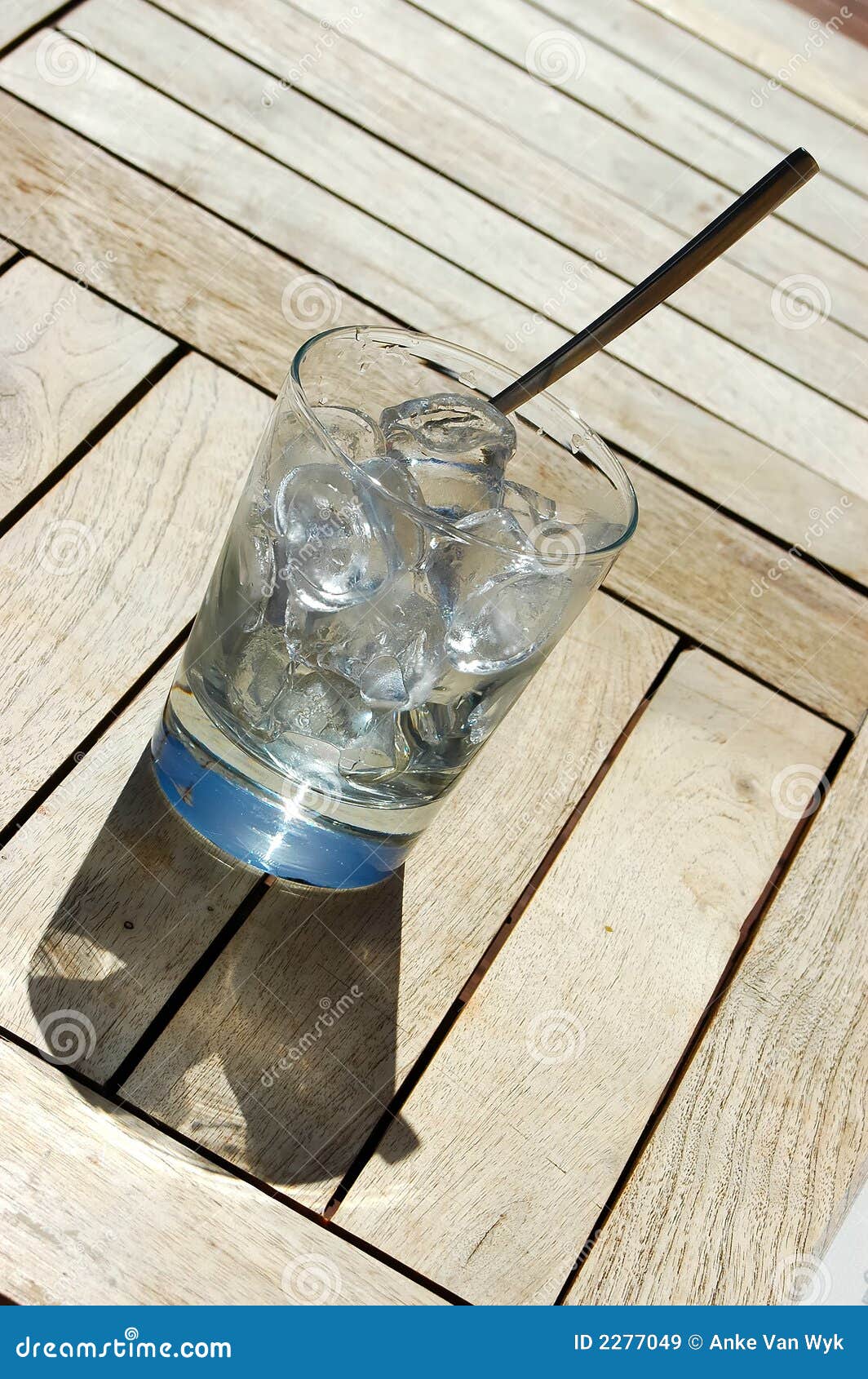 Glass of ice cubes stock image. Image of outside, drinks - 2277049