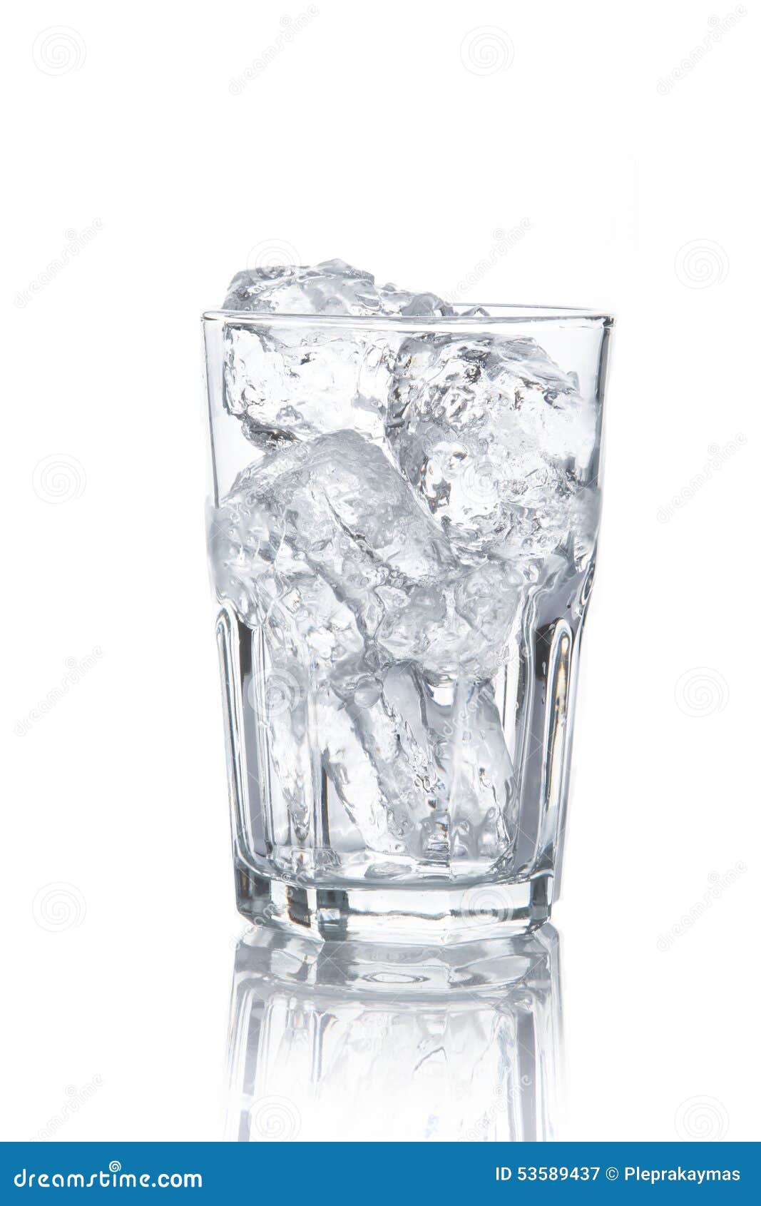 Glass with ice cubes stock image. Image of conceptual - 53589437