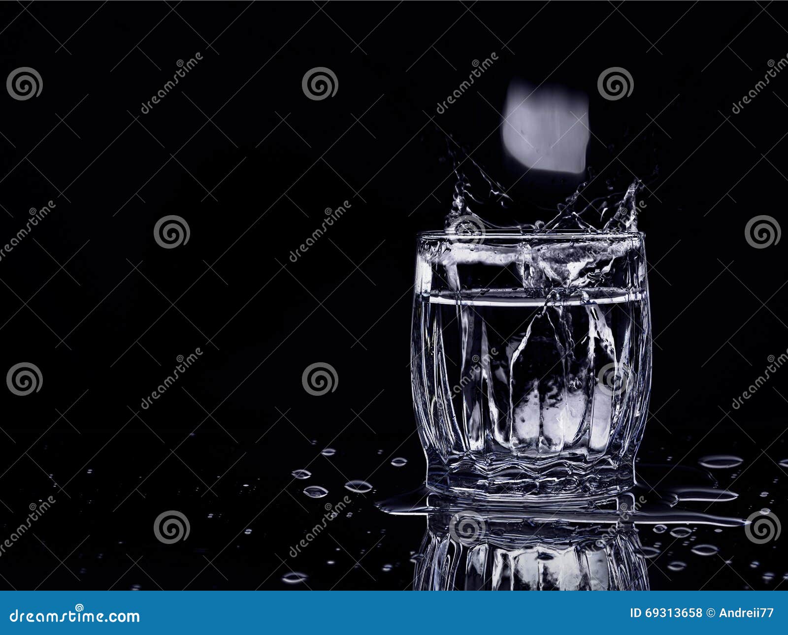 Glass ice splashing stock photo. Image of nature, falling - 69313658