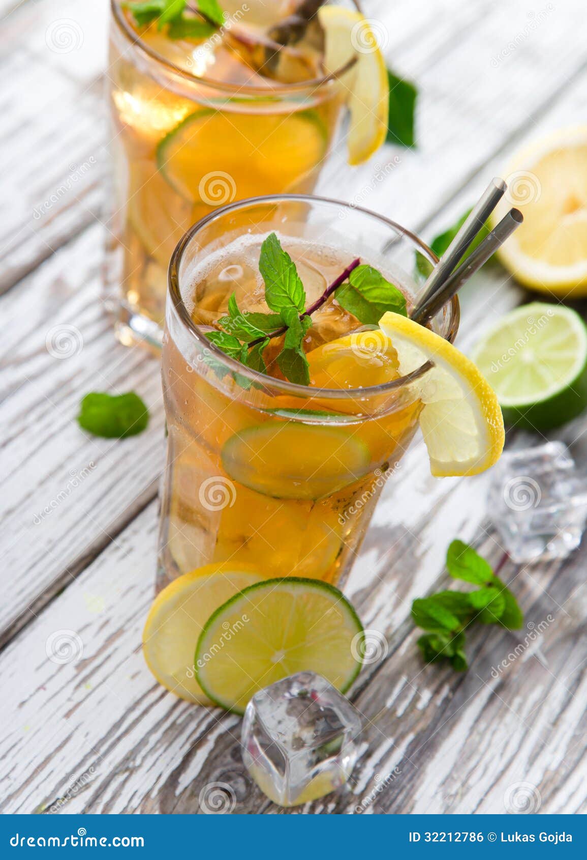 Glass of ice tea stock photo. Image of cocktail, cool - 32212786