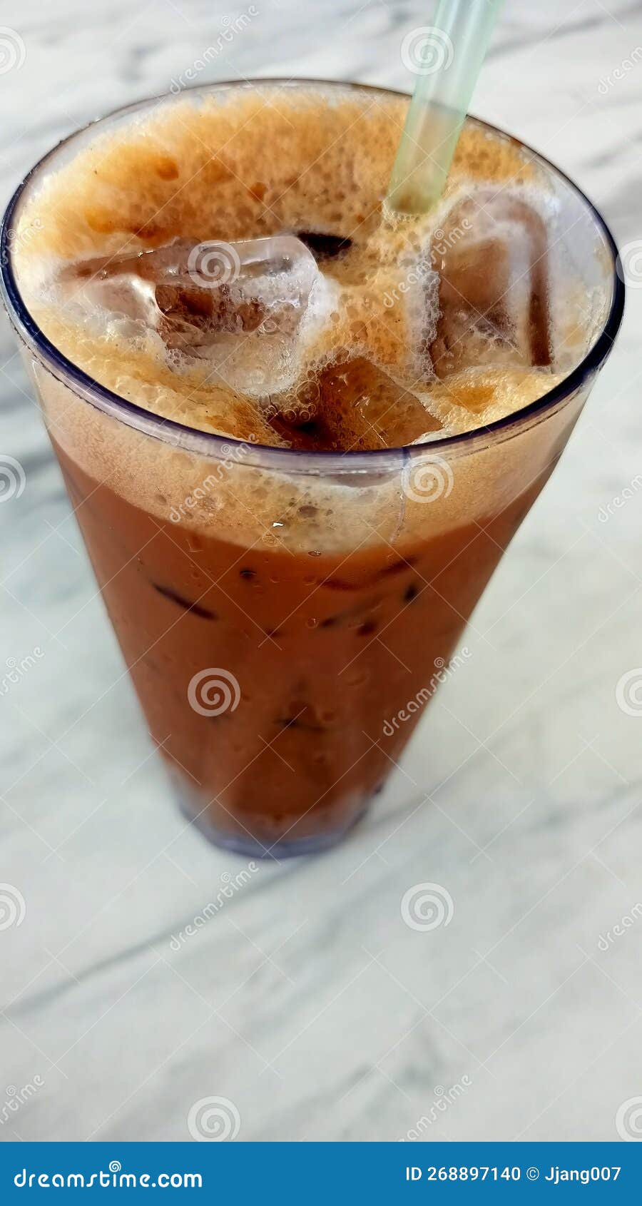 Glass of Iced Coffee Background Stock Photo - Image of restaurants ...