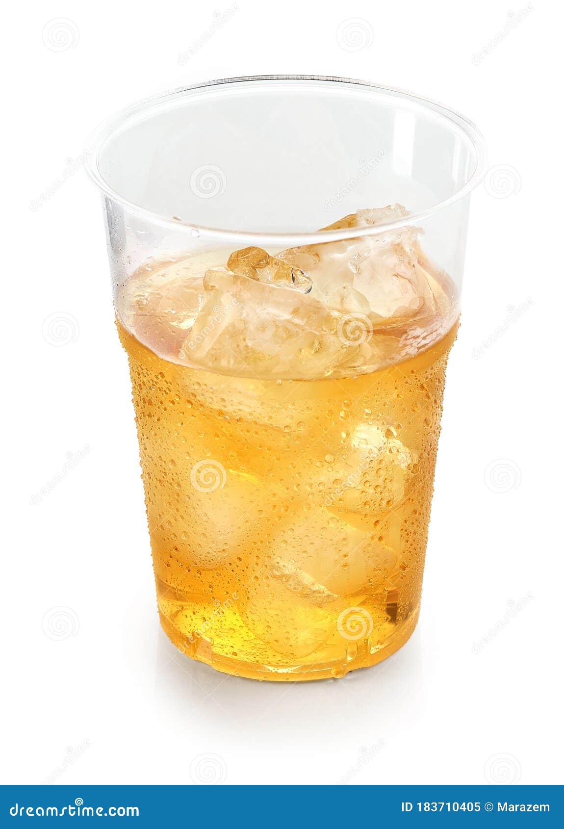 Iced Drink On A Background Of Tropical Fruits. Stock Photo ...