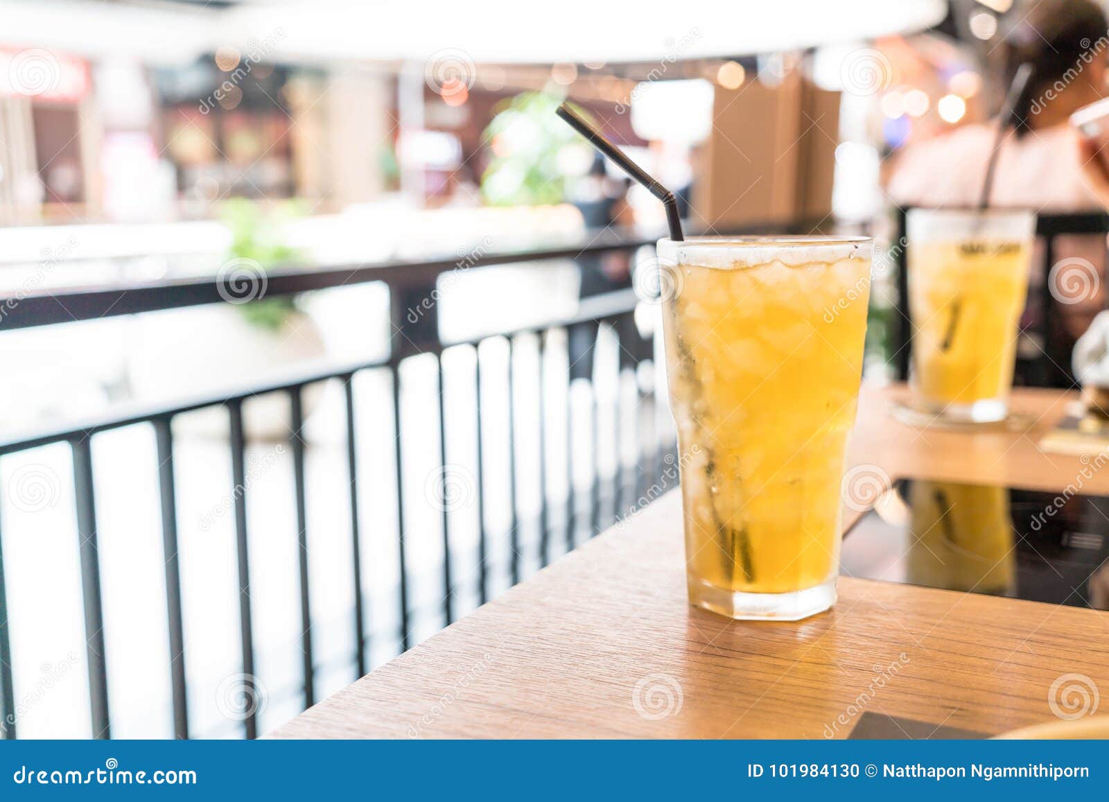 Glass of iced tea stock photo. Image of brown, drink - 101984130