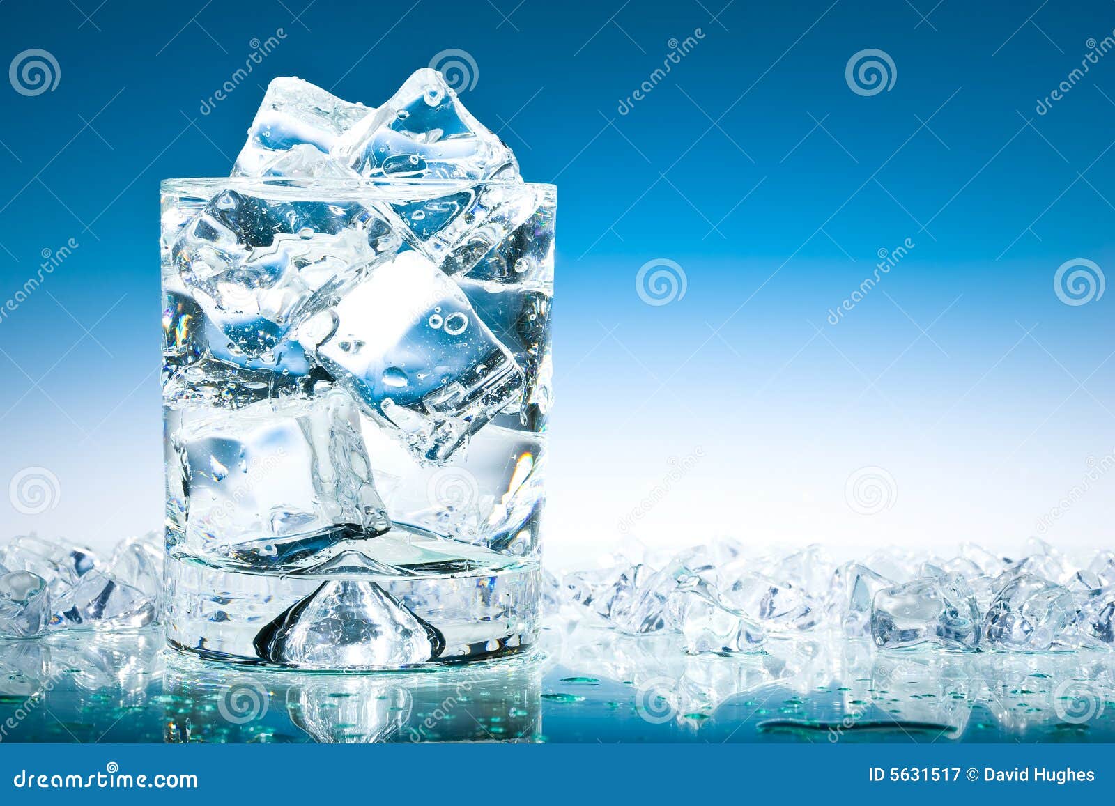 Glass of iced water stock image. Image of light, bubble - 5631517