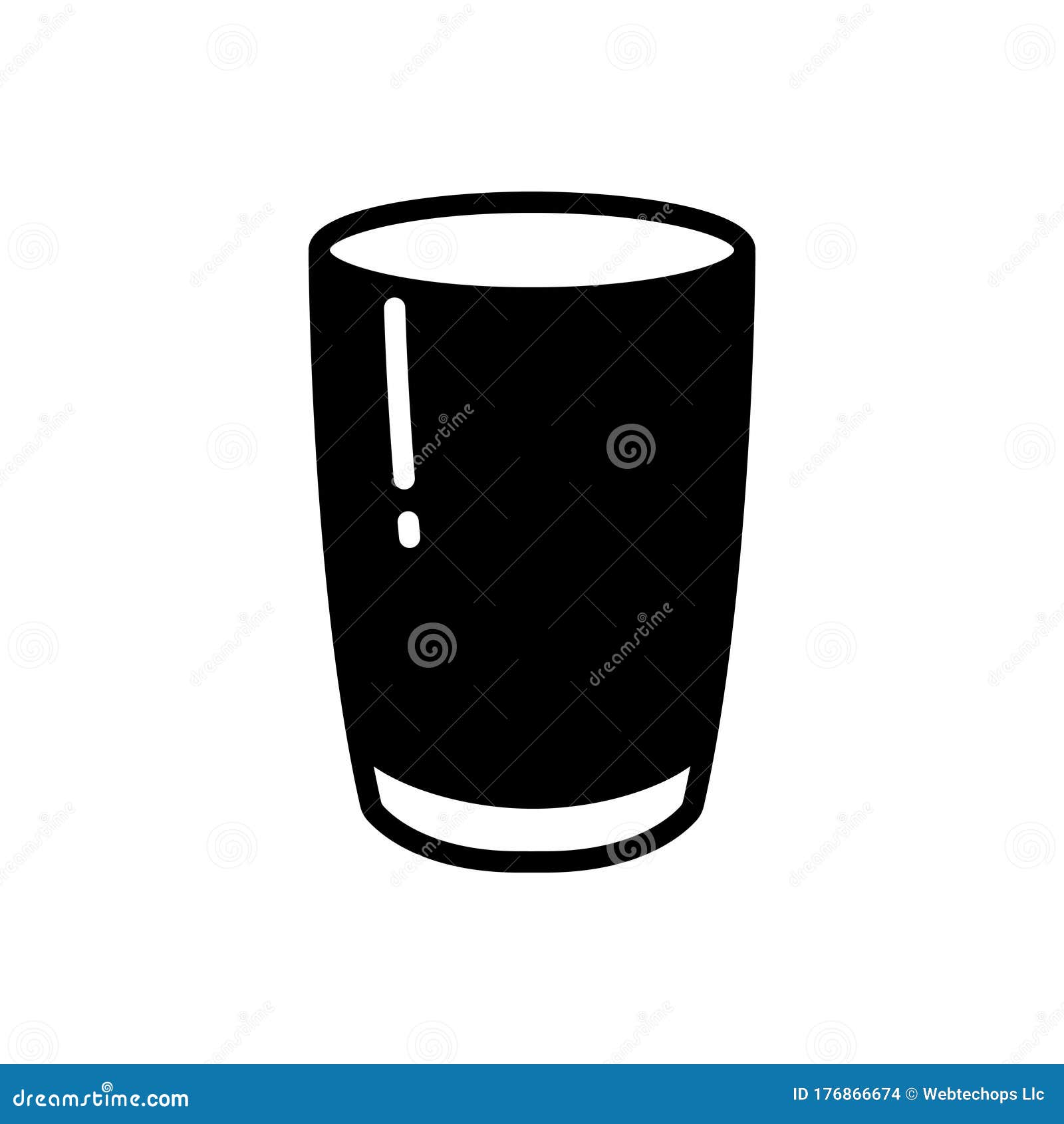 Black Solid Icon for Glass, Sandblast and Glasswork Stock Vector ...