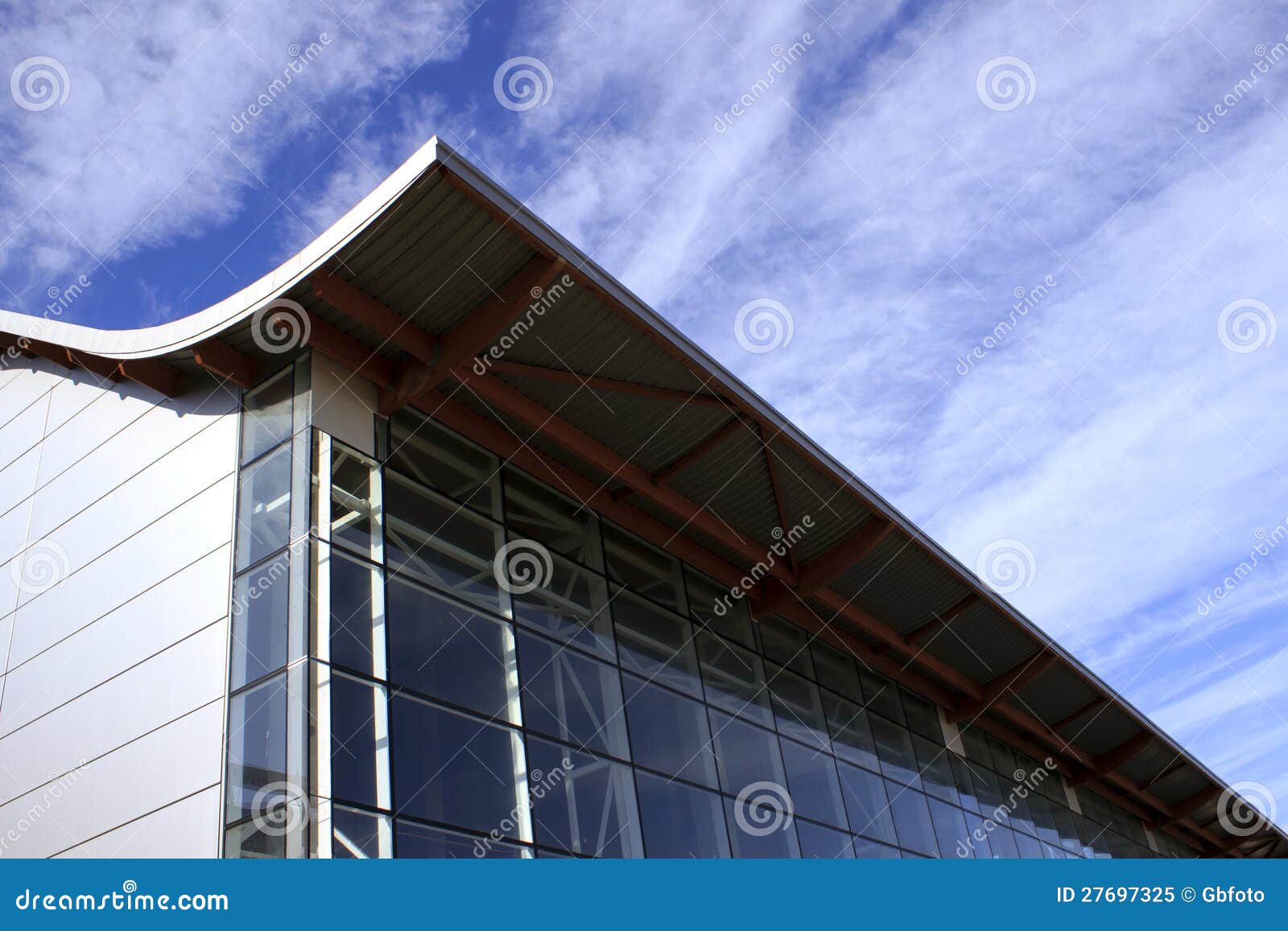 Glass industrial building stock image. Image of industrial - 27697325