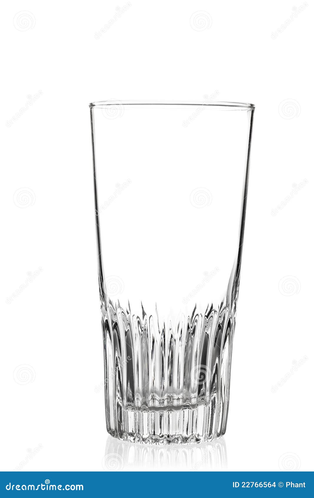 Glass Isolated on a White Background Stock Photo - Image of glass ...