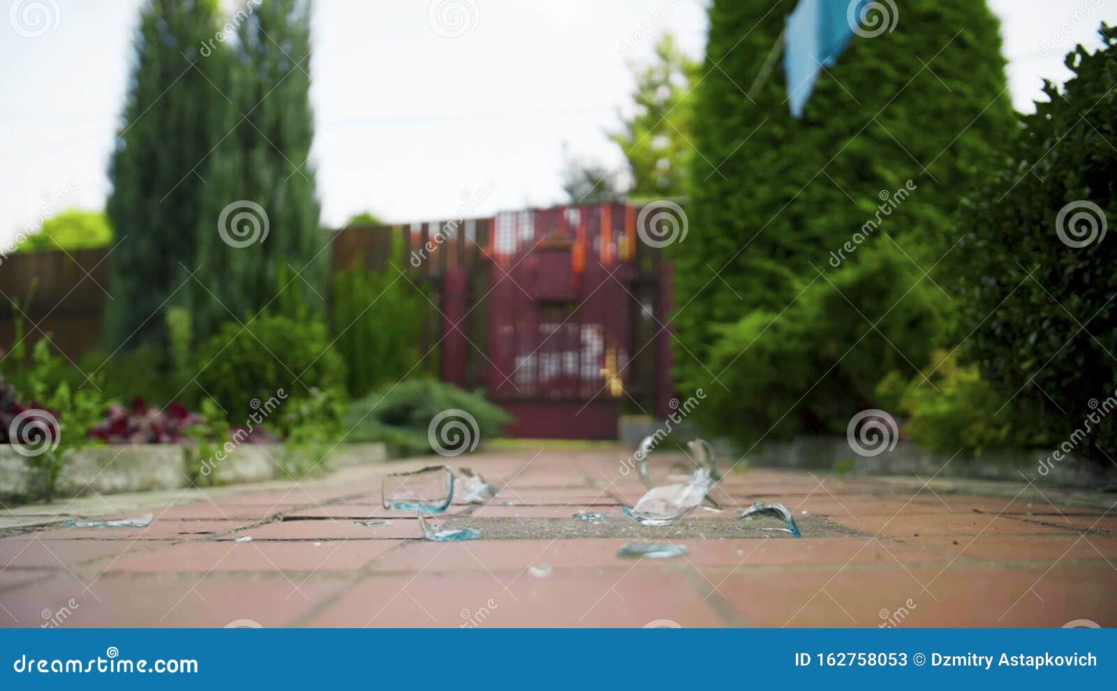 Glass Jar Falls on Concrete Floor and Breaks in Slow Motion Stock Video ...