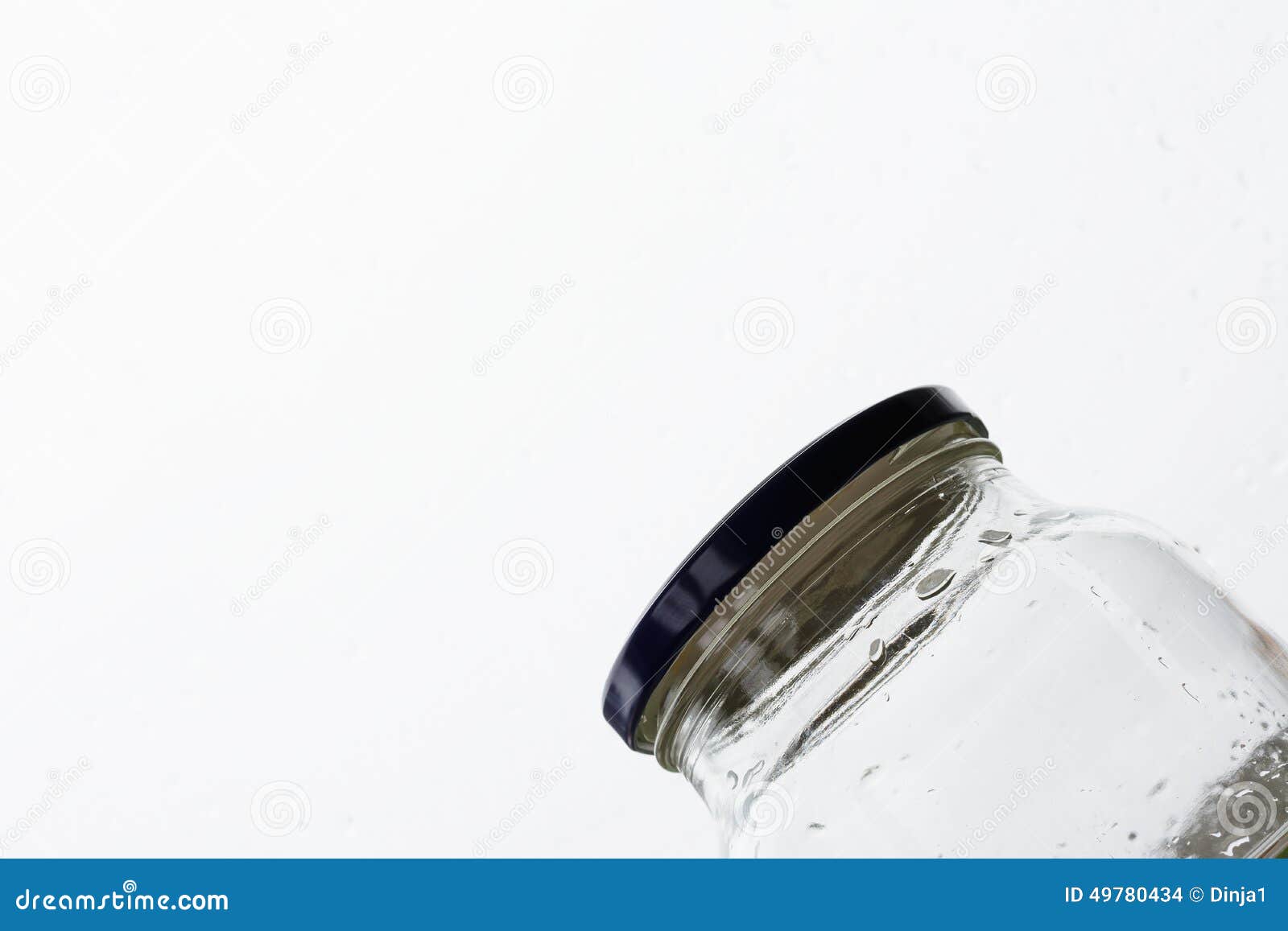 Glass Jar in Front of the Window Stock Photo - Image of container ...