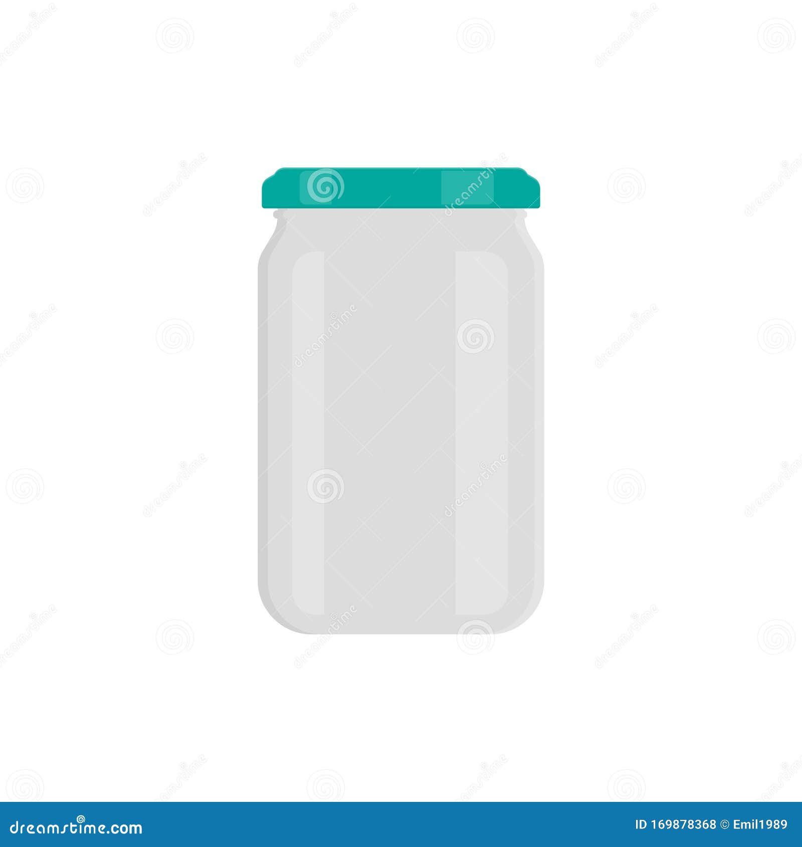Glass Jar Icon Simple Design Stock Vector - Illustration of food ...