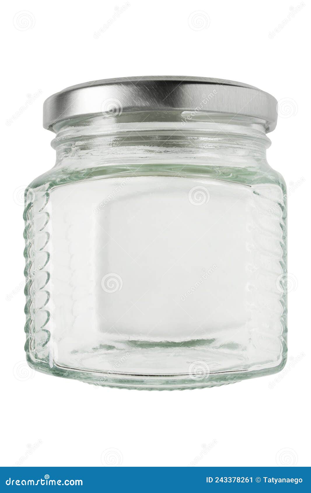 Glass jar isolated stock image. Image of object, isolated - 243378261