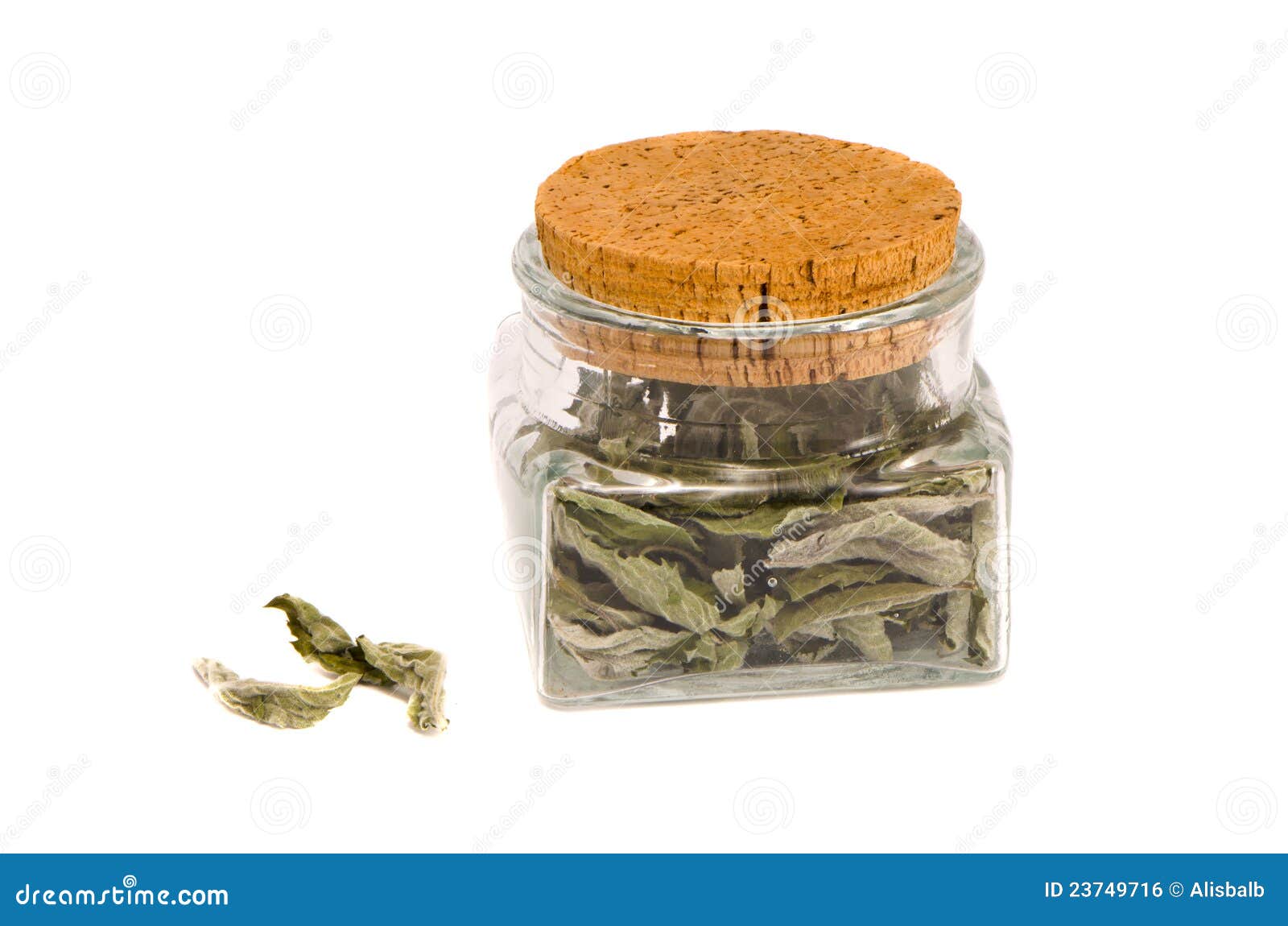 Glass Jar with Mint Herb Tea Stock Photo - Image of aromatic, nature ...