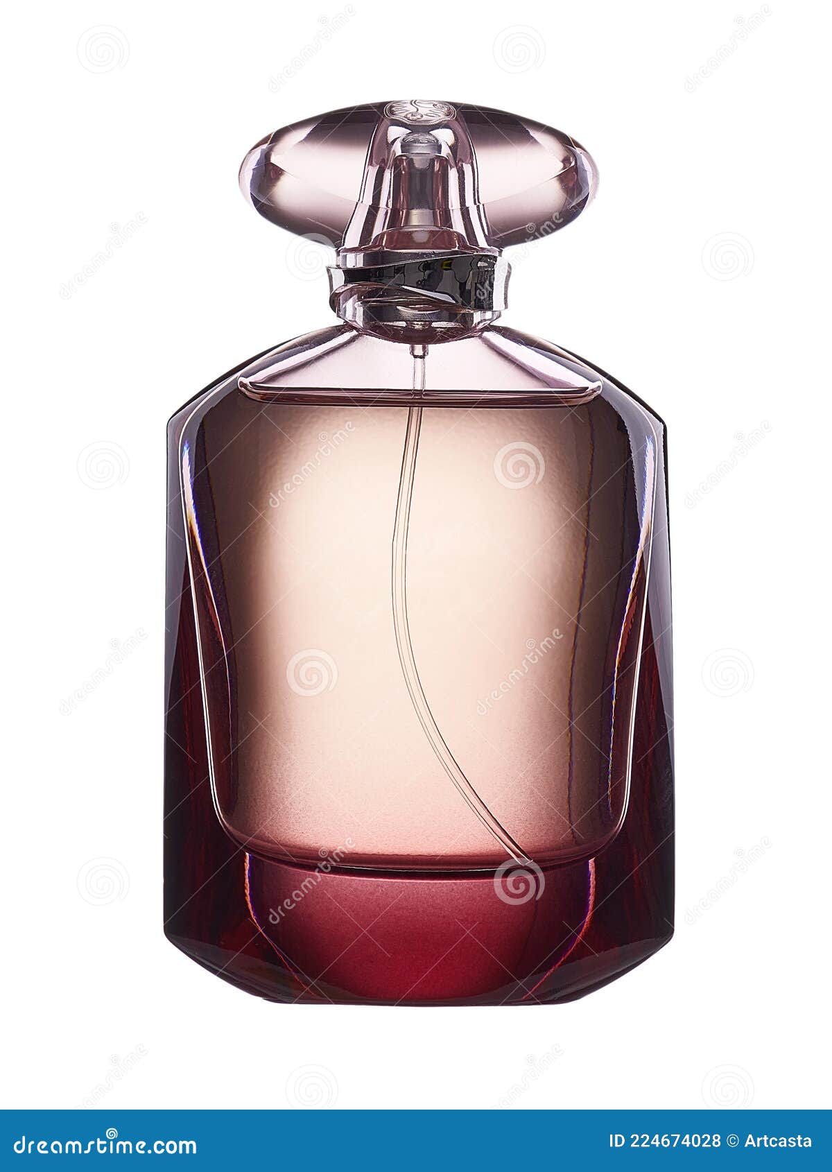 A Jar of Perfume in a Designer Glass Flask Stock Photo - Image of case ...