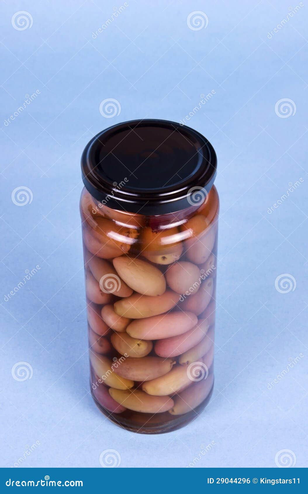 Glass Jar of Preserved Olives Stock Photo - Image of preserve ...