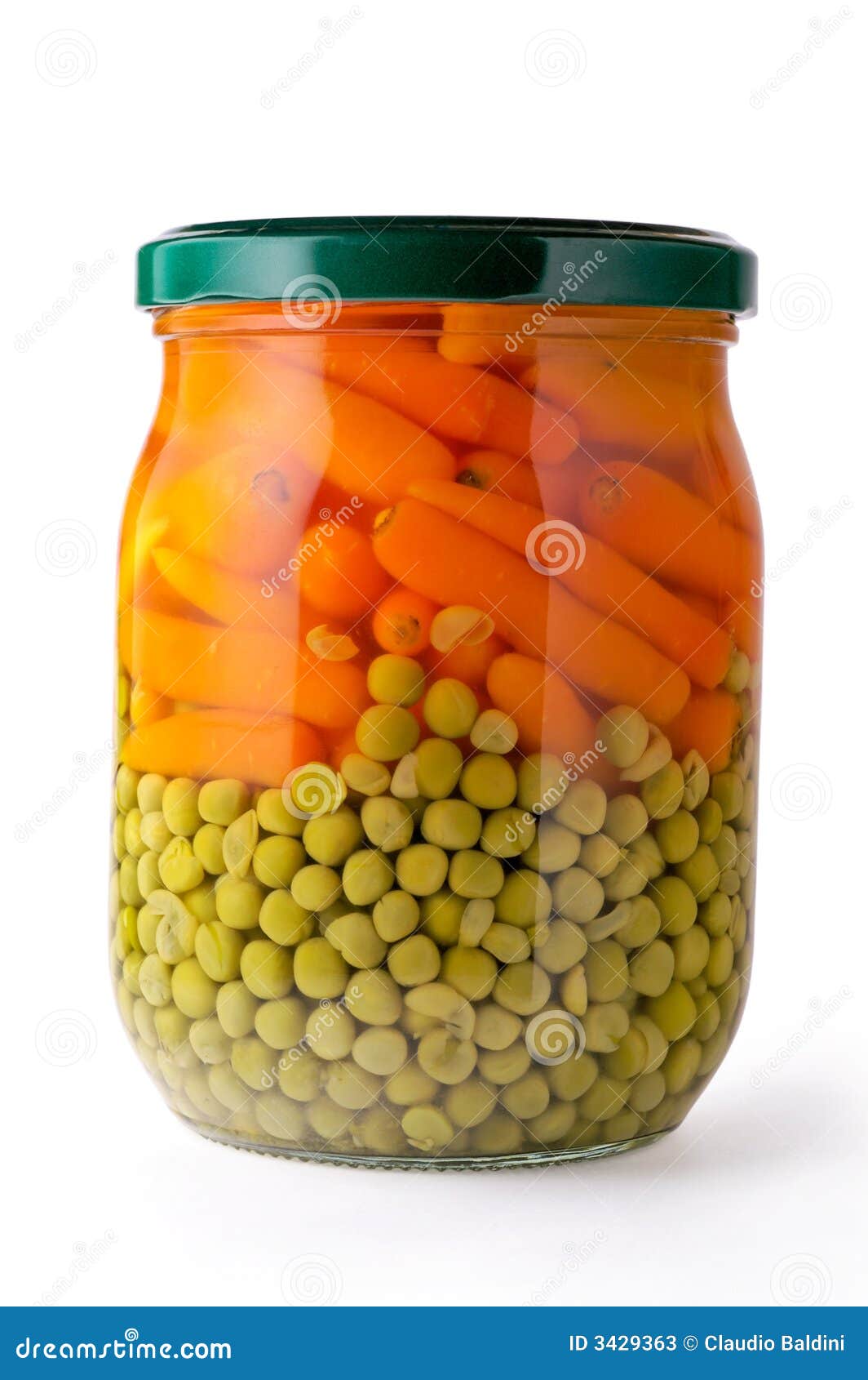 Glass Jar of Preserved Peas Stock Image - Image of organic, closeup ...