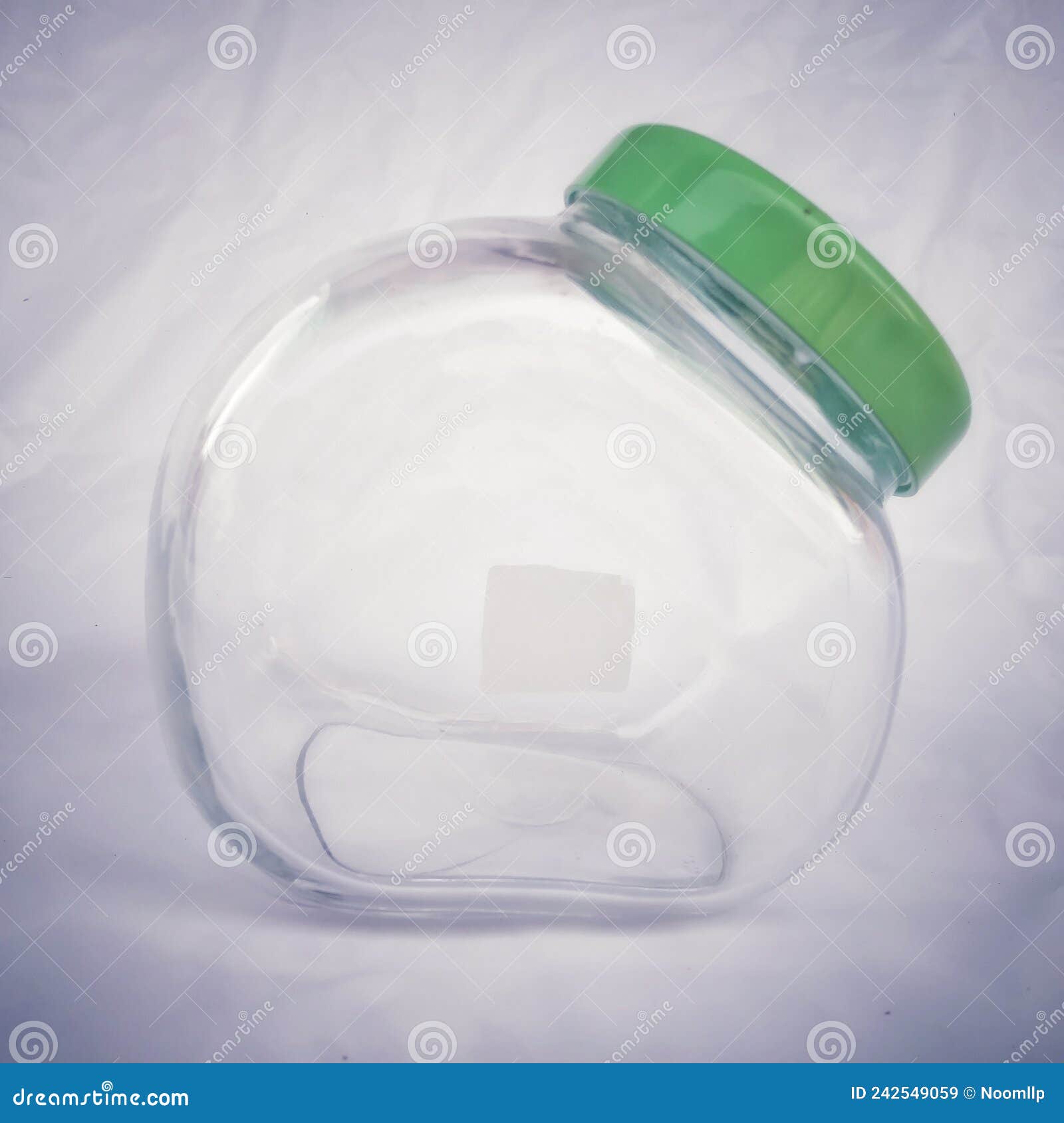 Glass jar strange shape stock image. Image of strange - 242549059